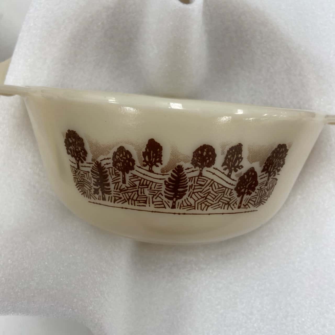 Vintage 1970’s Pyrex Set of 3 mixing bowls ( rustic trees, Forest ...