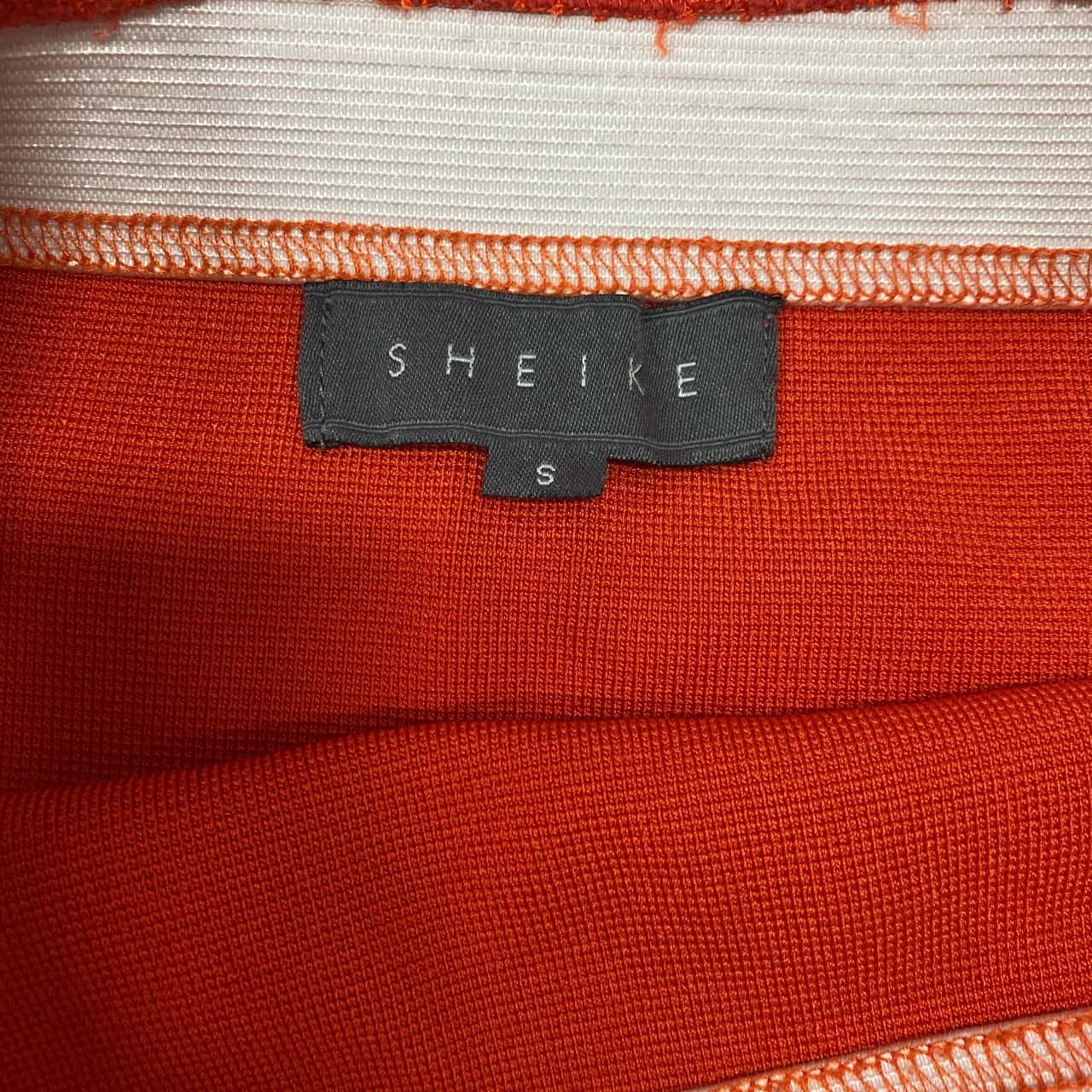 Sheike Womens Size S Knee Length Orange