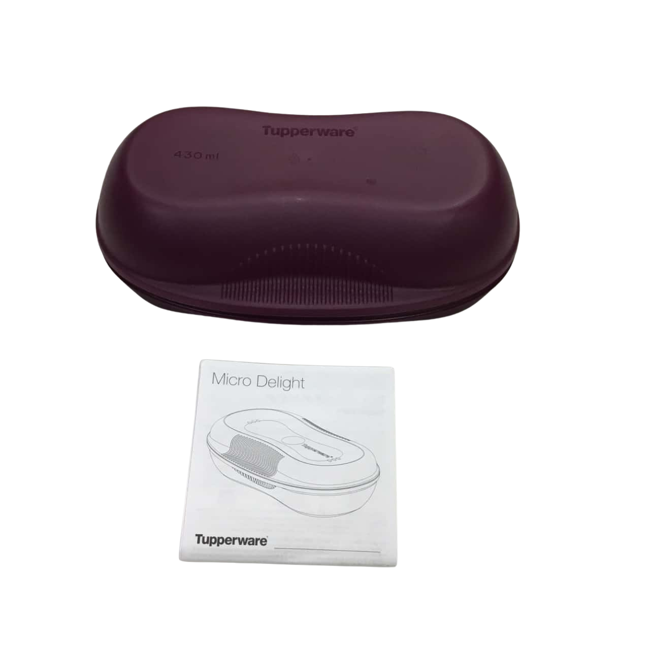Tupperware Micro Delight Purple Container - Brand New With Instruction ...