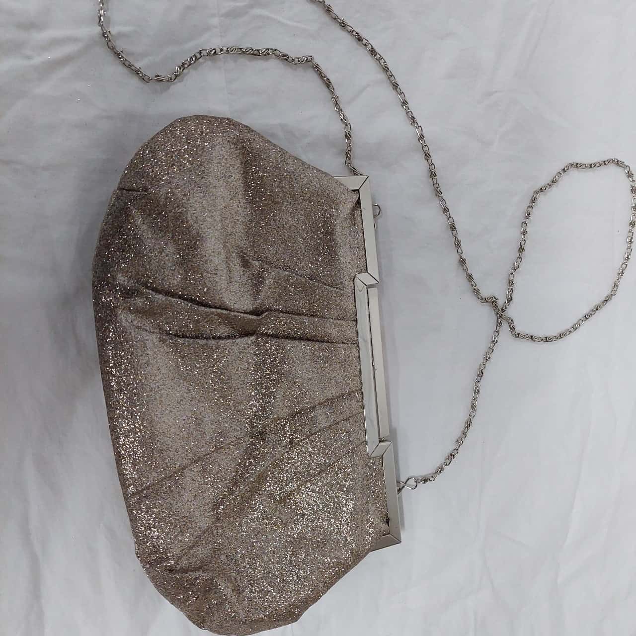 Betts Womens Gold clutch hand bag (s) - Used Very Good | Salvos Stores