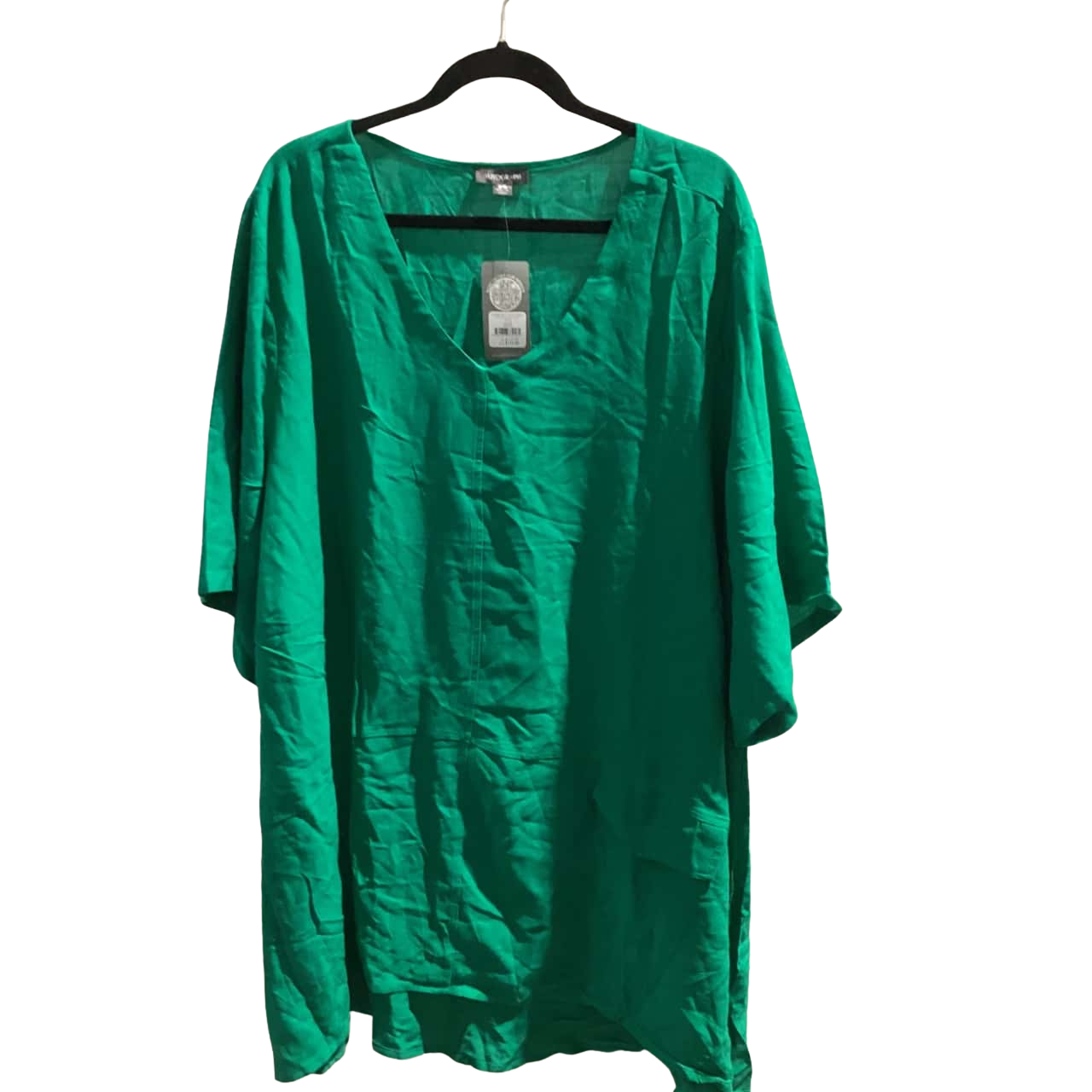 Autograph Womens Asymmetrical Size 26 Short Sleeve Summer Top Green RRP ...