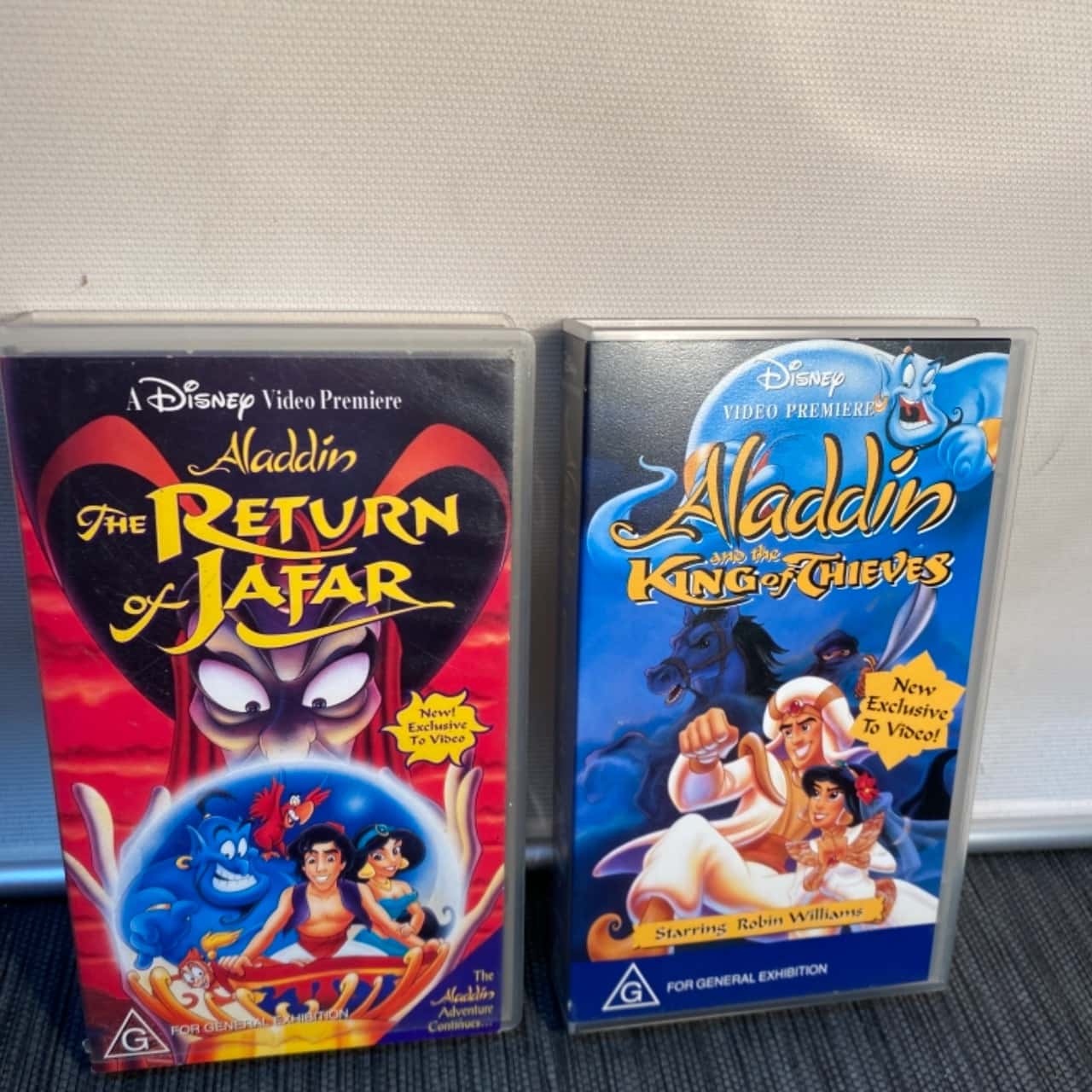 Disney Aladdin the return of jafar and the king of thieves VHS