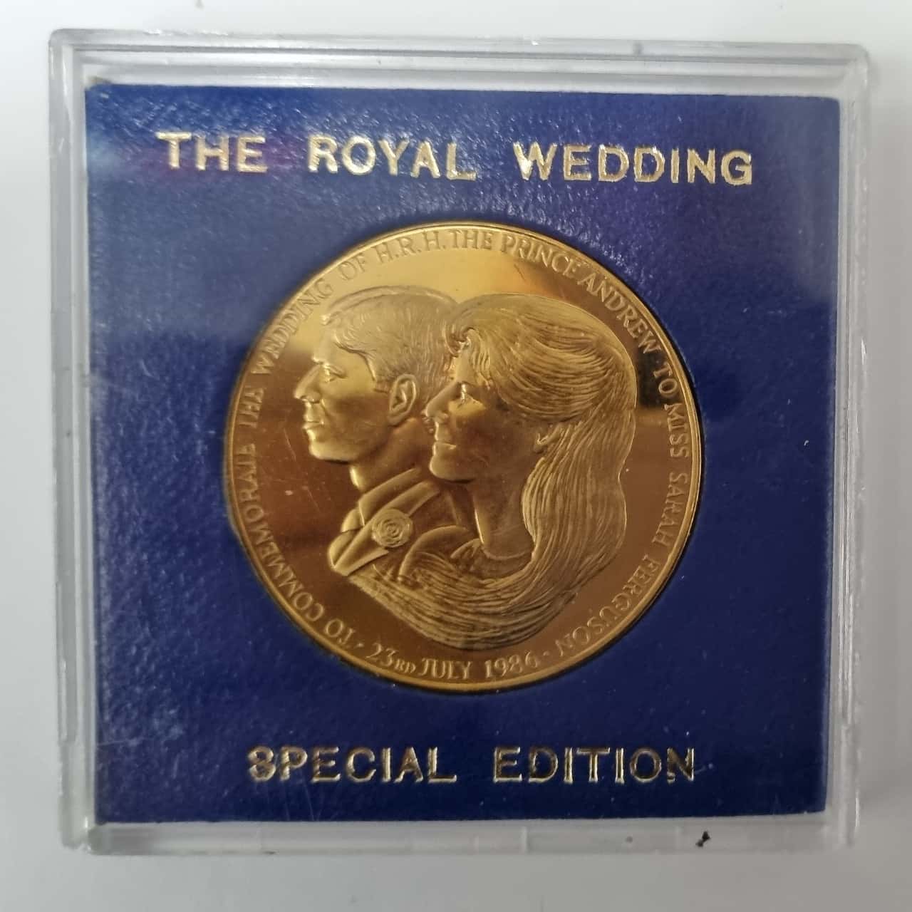 Royal Wedding Prince Andrew and Sarah Ferguson coin (1986)(s)