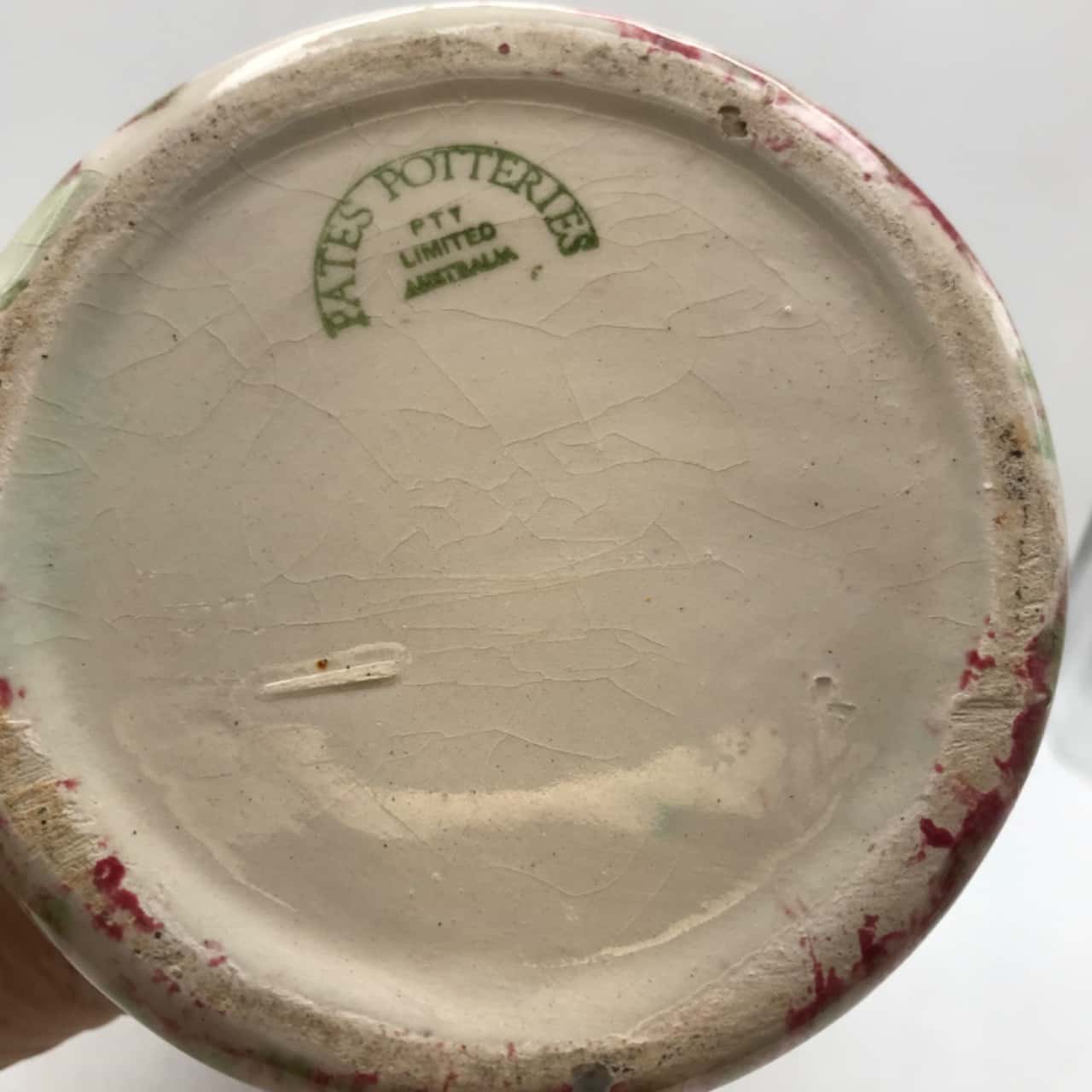 Vintage 1960s Pates Potteries Pty Limited Australia Glazed Vase 23 cm ...