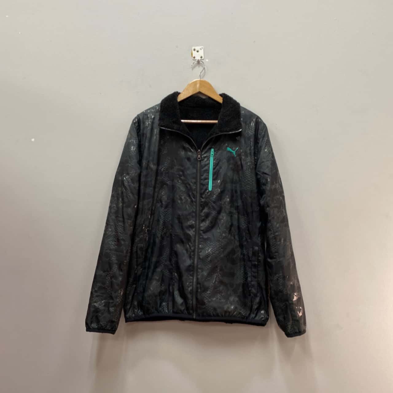 Puma Reversible Womens Size XXL Front Zipper / Performance Jacket Black ...