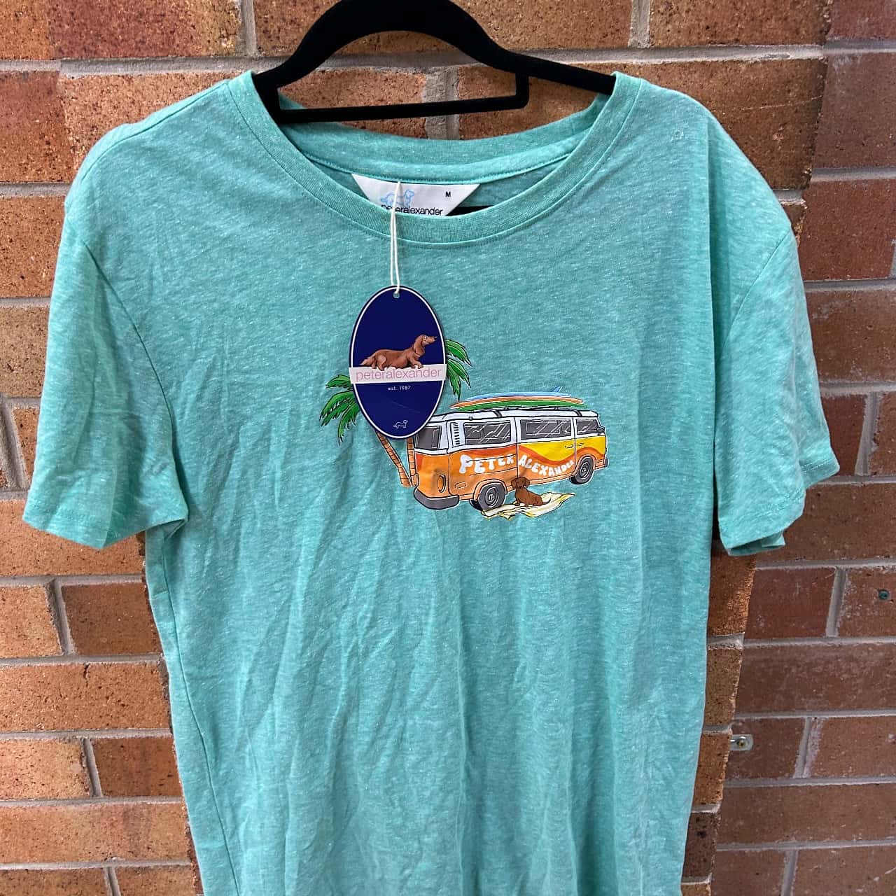 Peter Alexander Mens Size M Green Combi Pattern Pj Shirt and Boxer Set