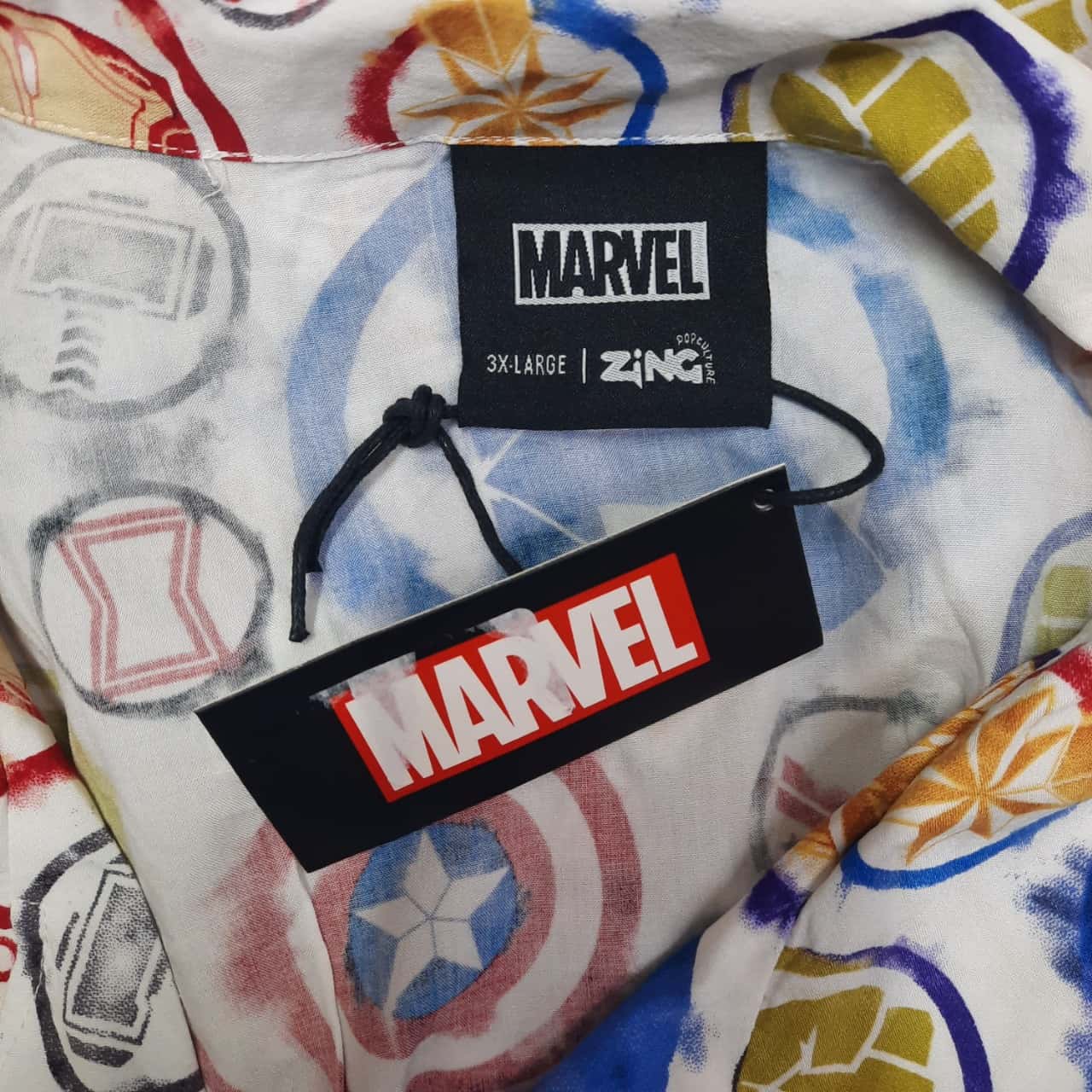 New With Tags MARVEL Comics Short Sleeve Shirt in Size XXXL(s)