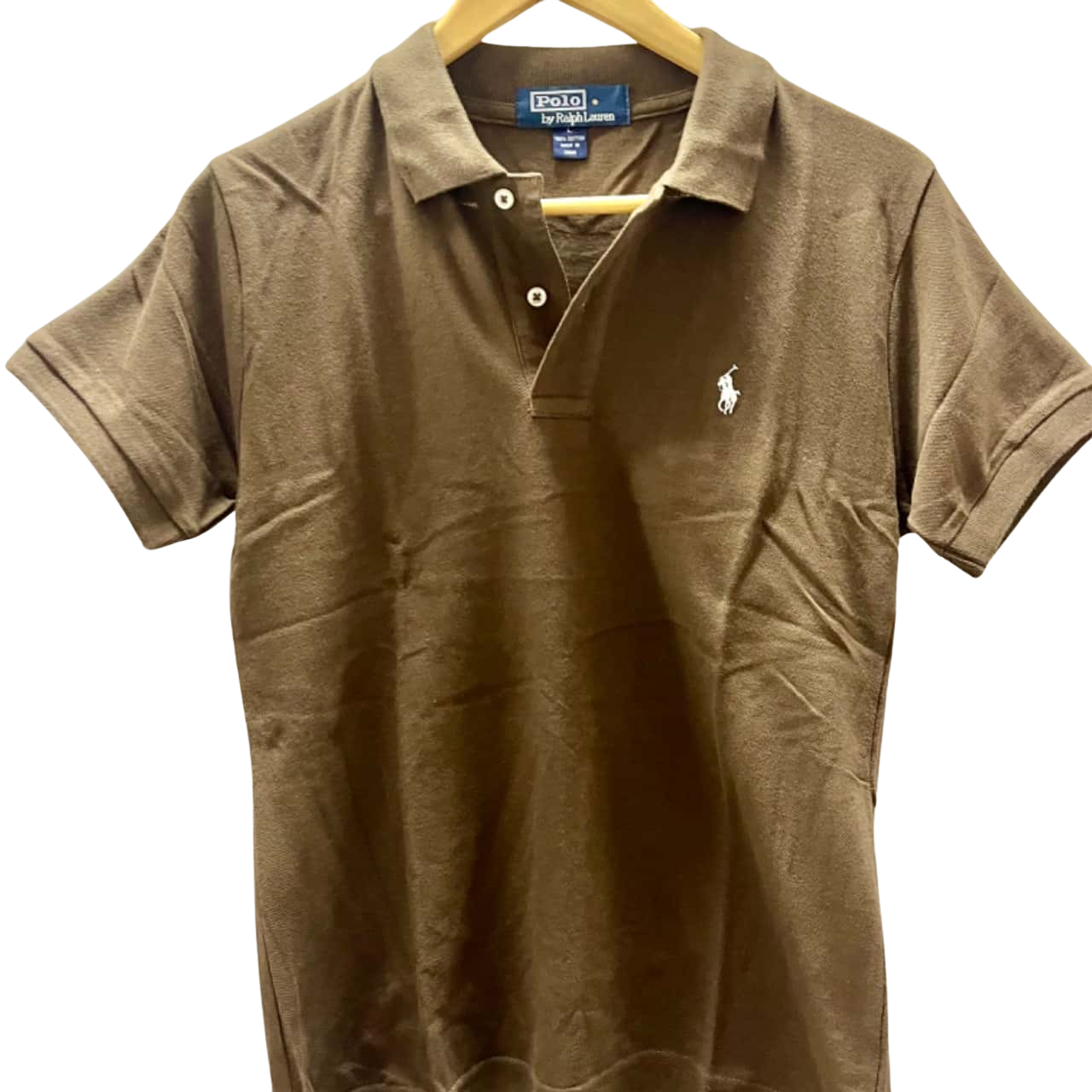 Polo Ralph Lauren Chocolate Polo Shirt Size L(s) - Used Very Good ...