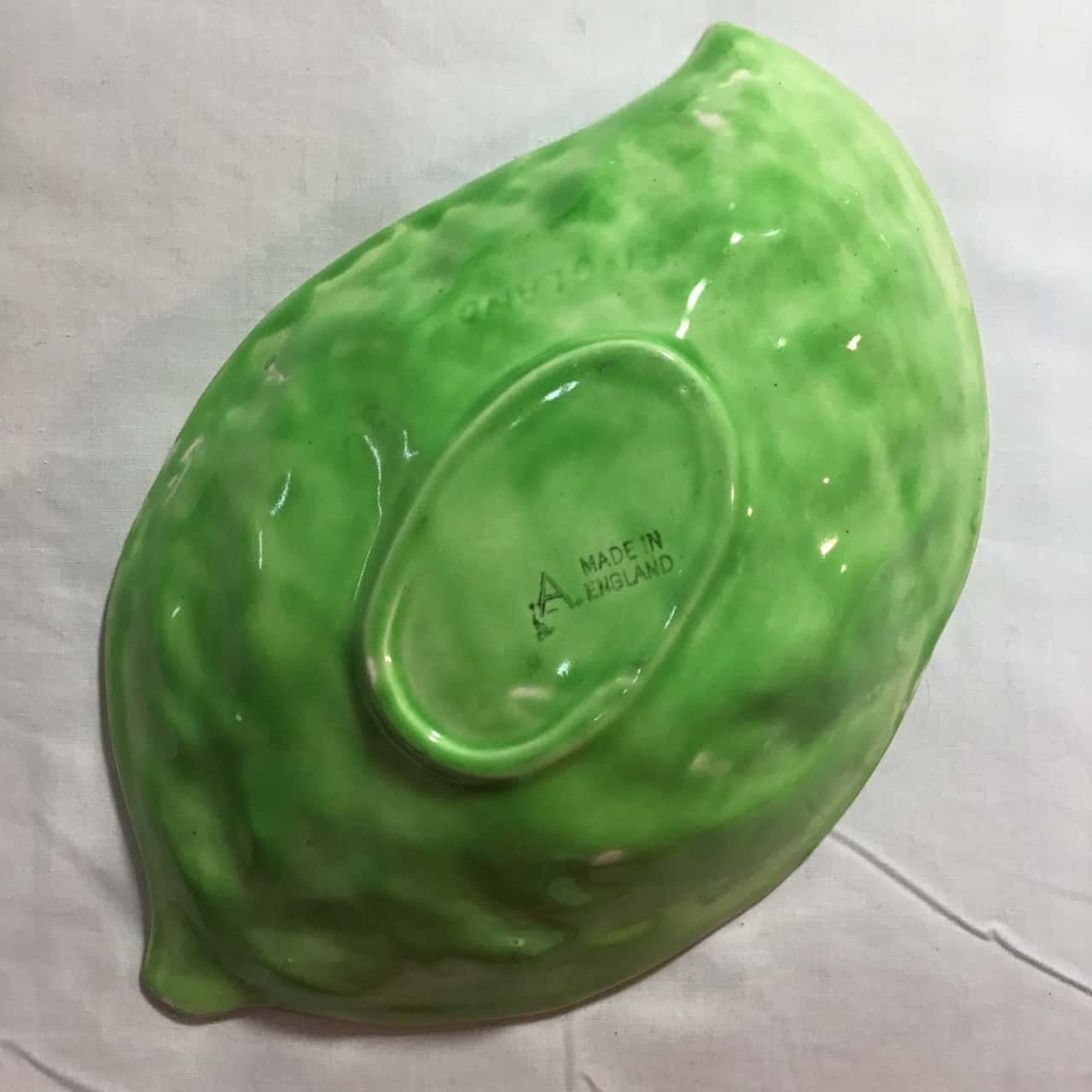 2 x Carlton Ware hollyhock small dish and cabbage dish(s)