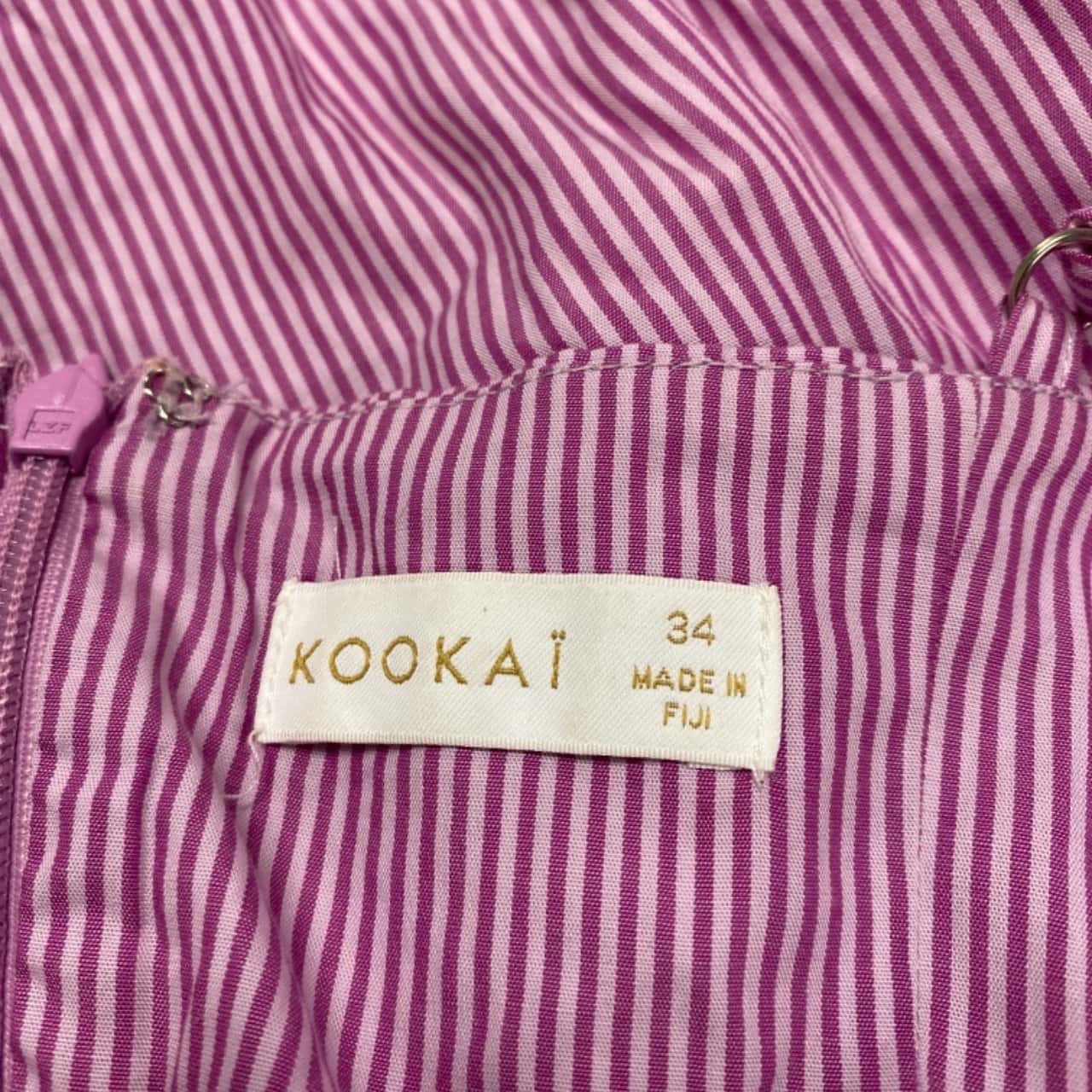 Kookai Size 6 Striped Dress
