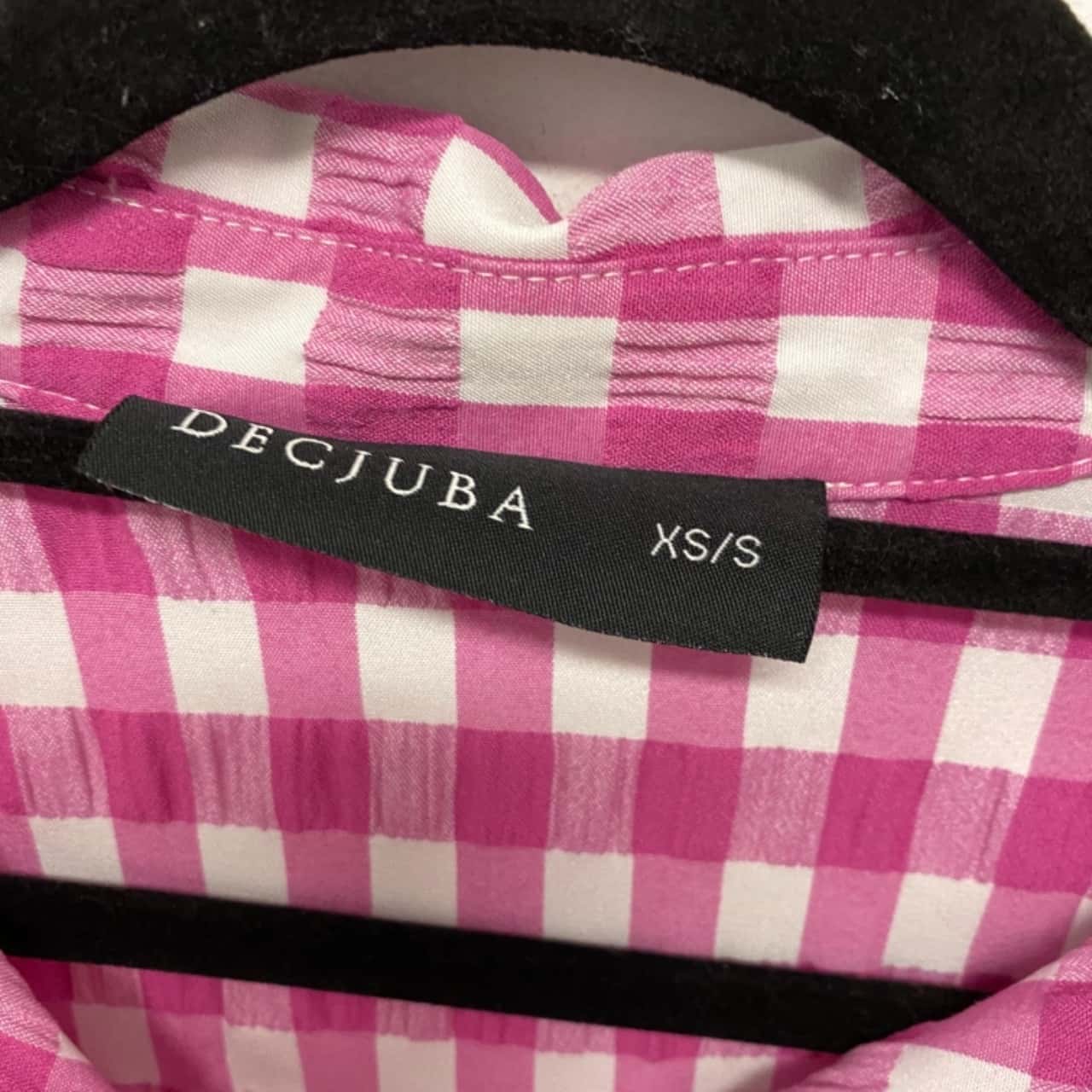 Decjuba Womens Oversize Shirt Size S / XS Pink (s)