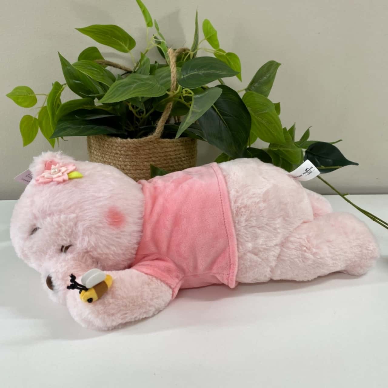 Disney Winnie The Pooh In Pink 40cm Plush Toy - New With Tags(s)