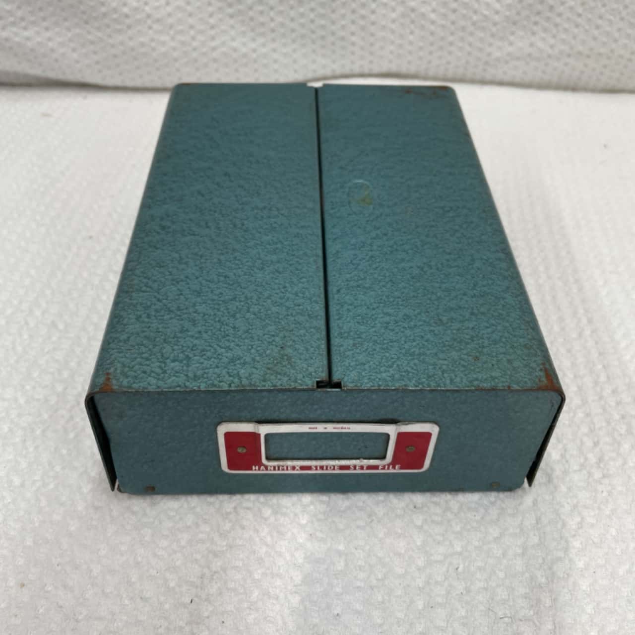 Hanimex Metal Slide File/Box. Australian made 1960s(s)