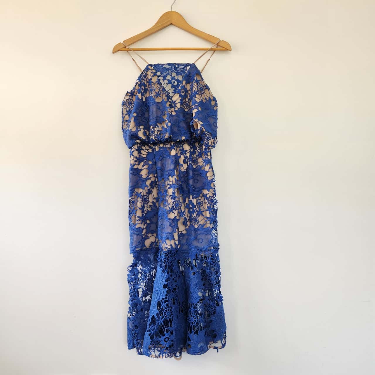 NWOT Cooper St lace blue dress size 10/M(s)