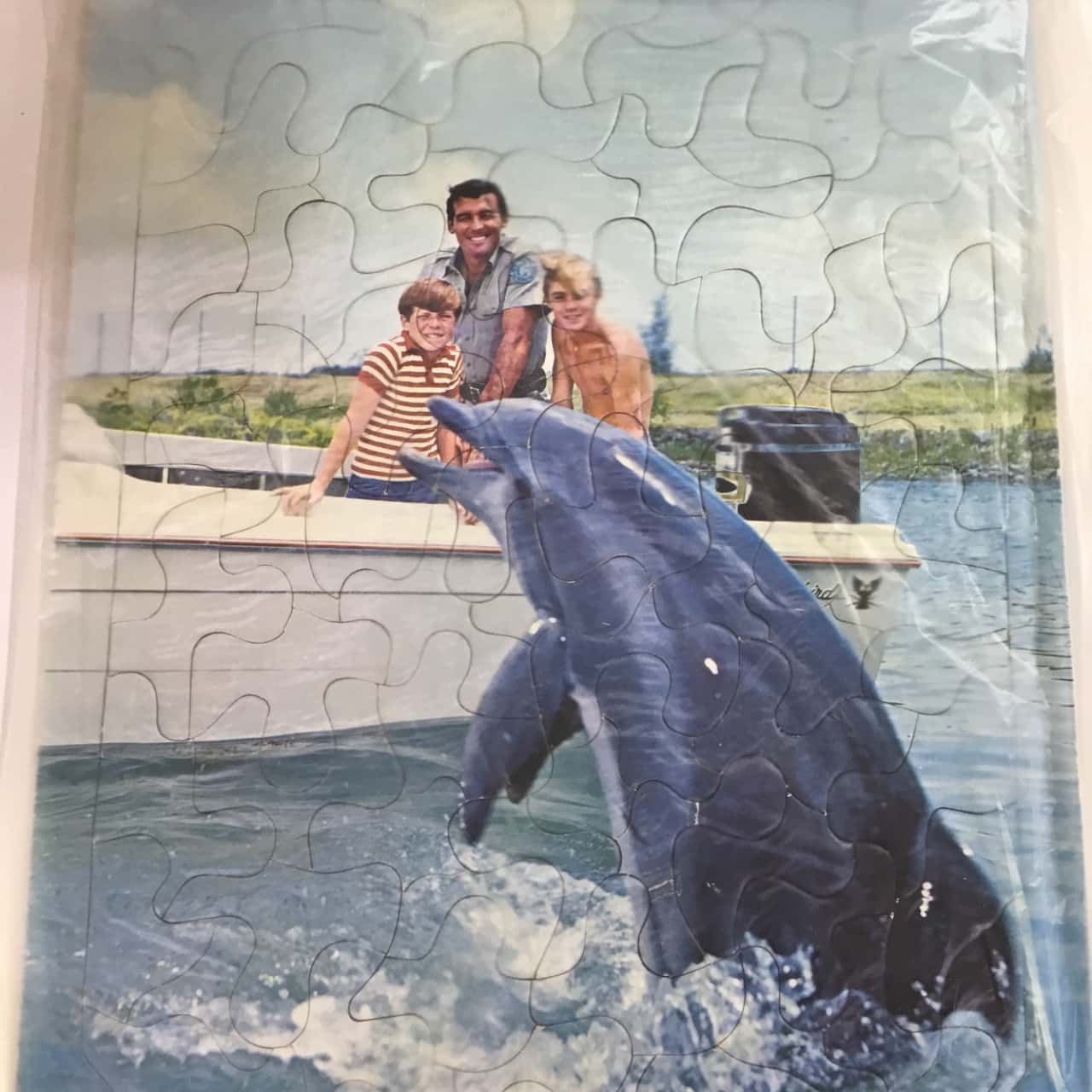 Vintage Flipper Frame Tray Puzzle