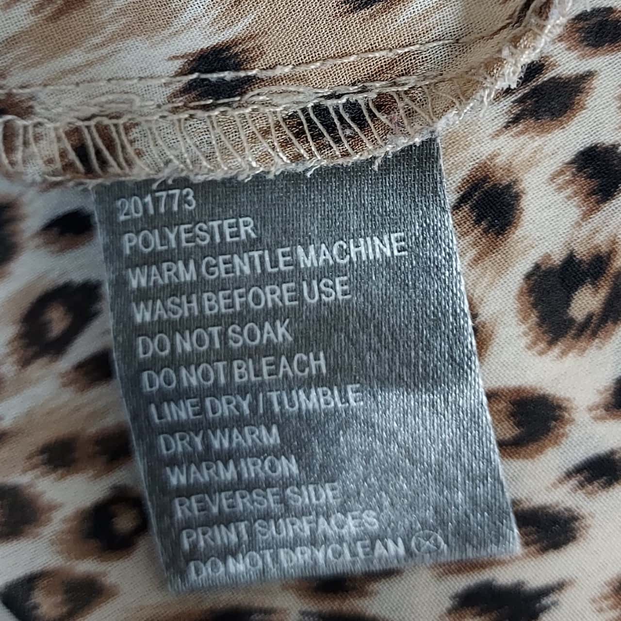 LILLY & LOU Womens Size 18 Sleeveless Animal print Top(s)
