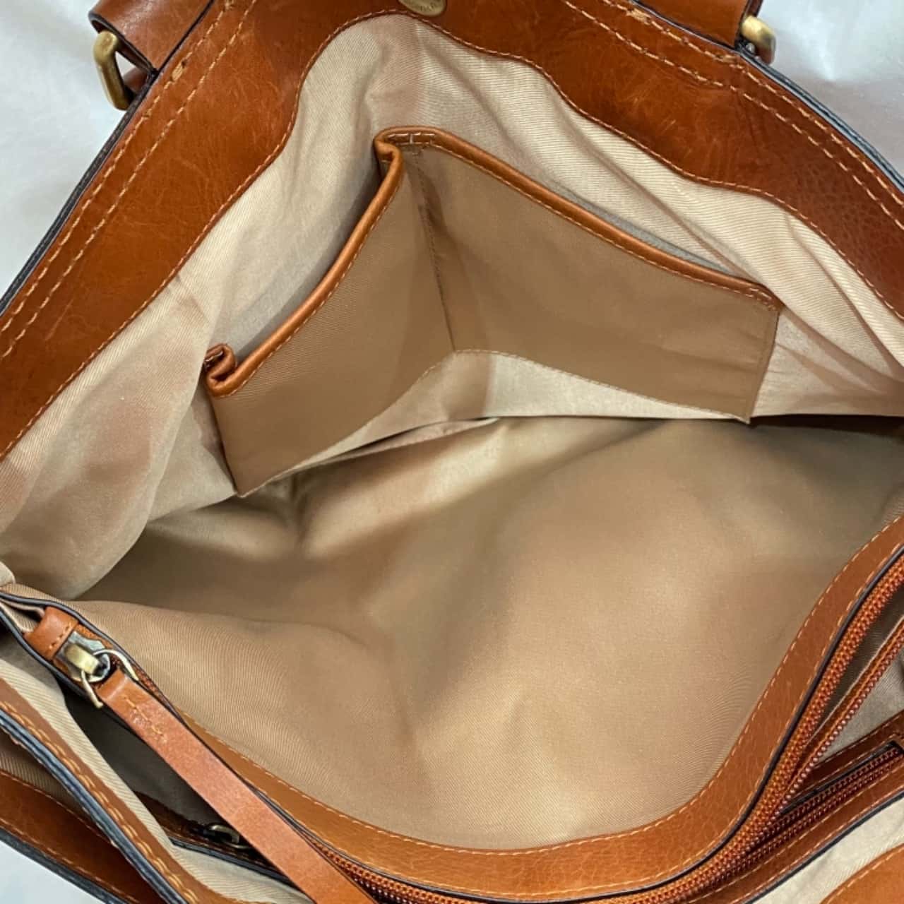 WOMENS COLORADO TAN LEATHER SHOULDER BAG TOTE HANDBAG Large Size (s)