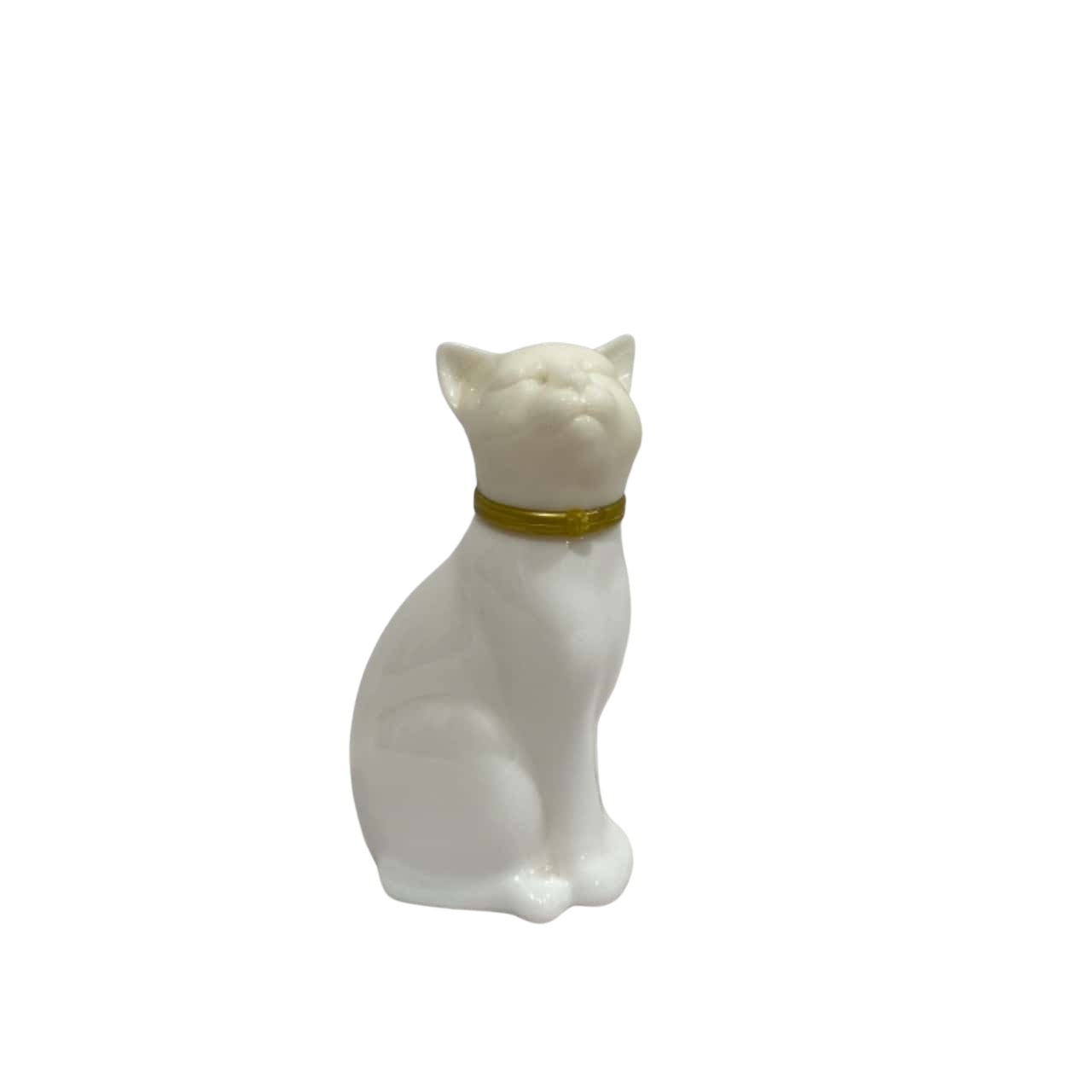 Avon White Cat Perfume Bottle - Moonwind Cologne Scent