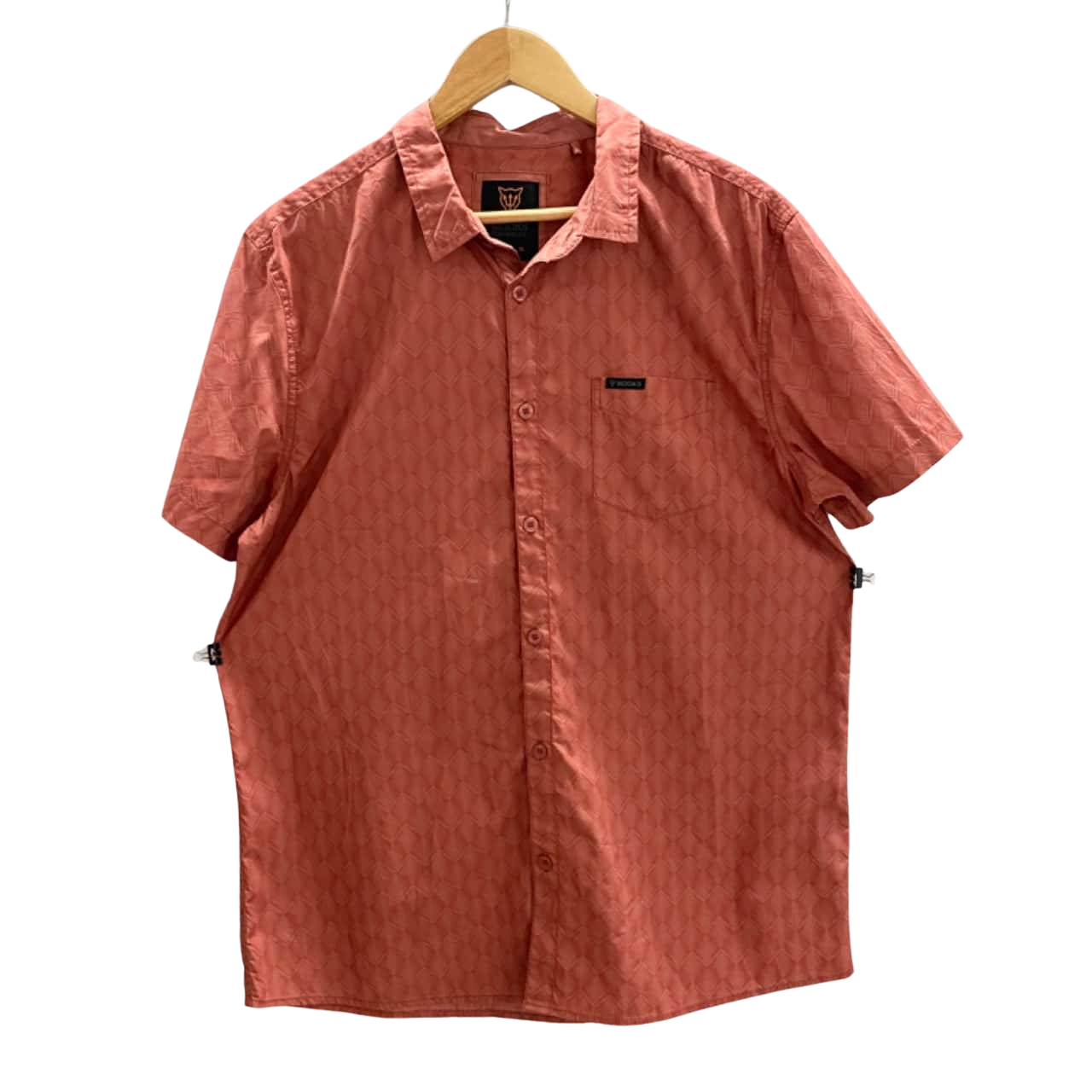 Mooks Short Sleeve Shirt terracotta colour Size XL (s)