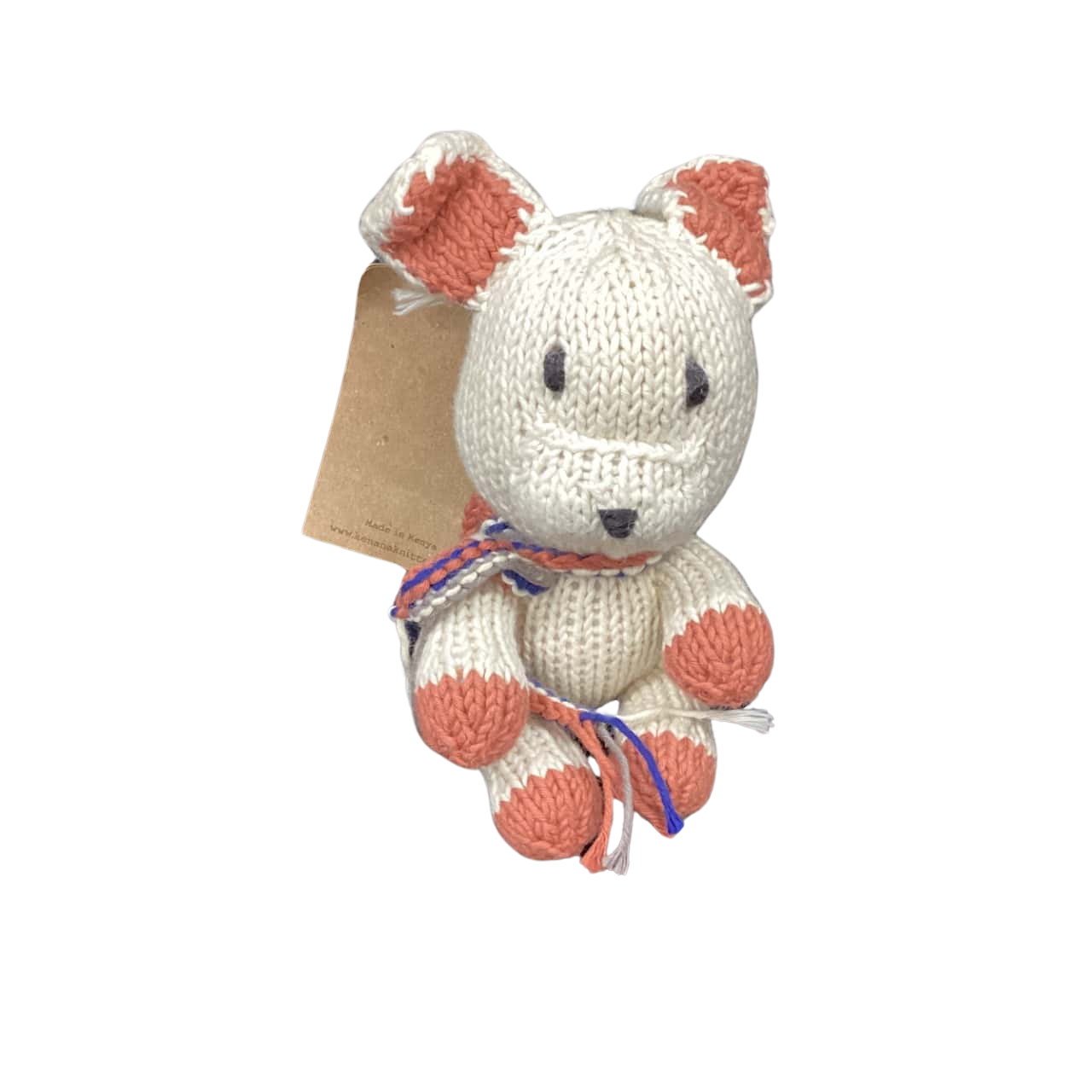 Kenana Kinitters 100% Cotton 15cm Bear