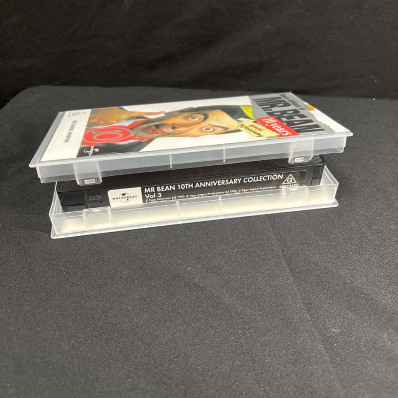 Set of three Rowan Atkinson in Mr Bean 10 years VHS