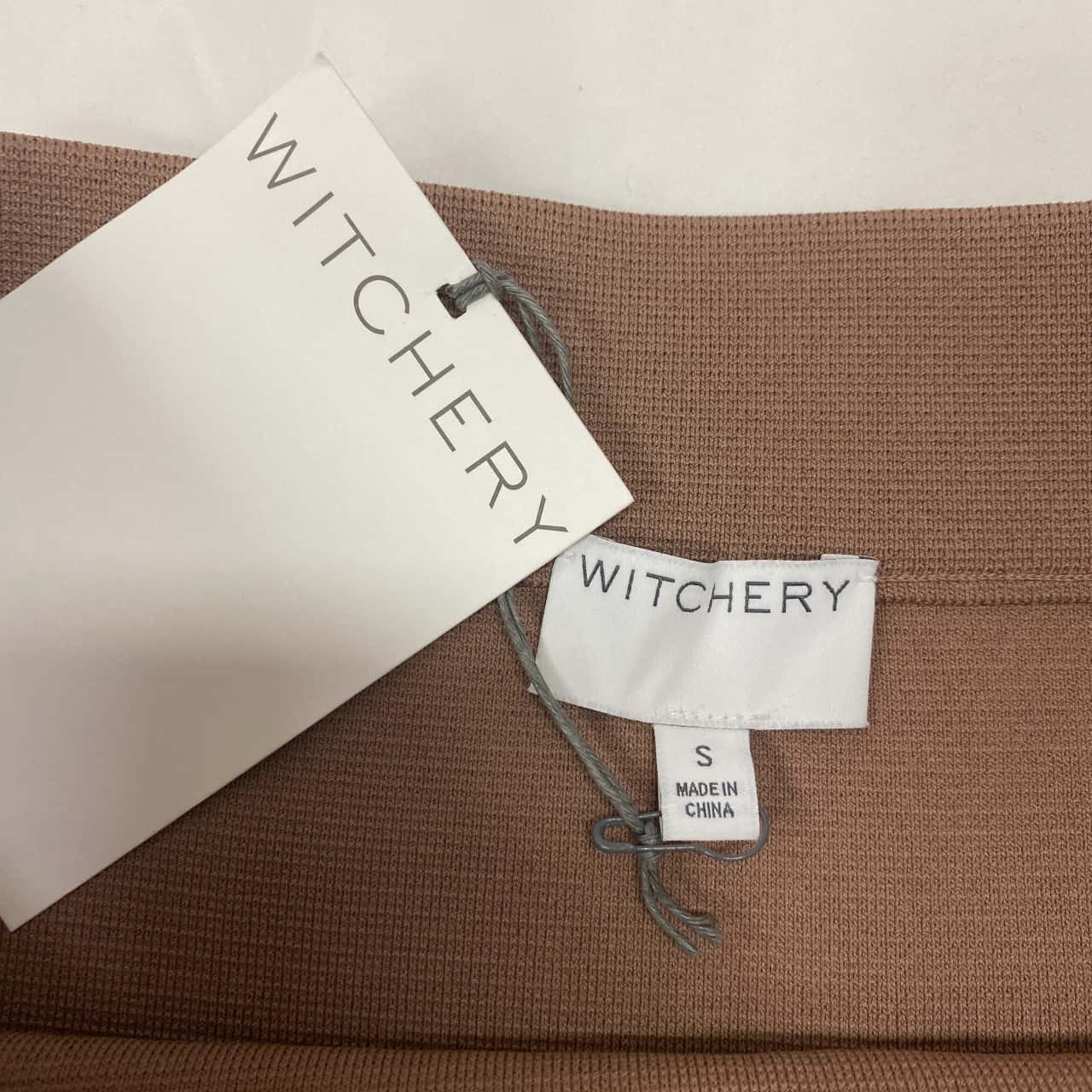 Witchery Womens Size S Knee Length Beige