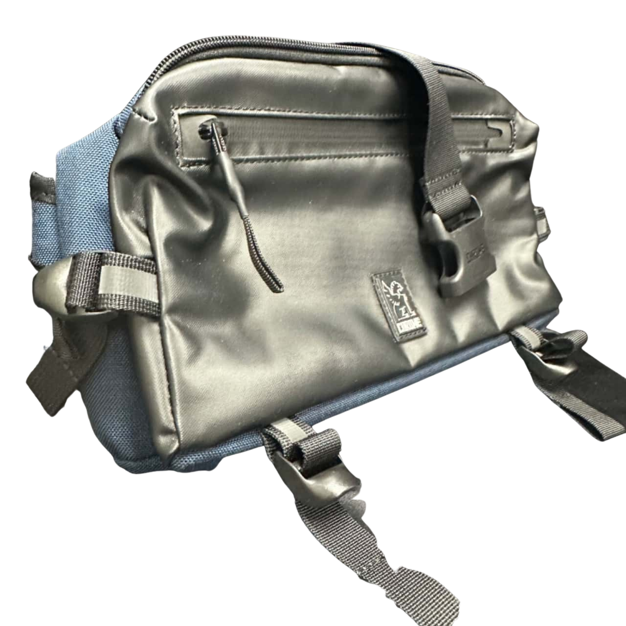 Chrome Unisex Messenger Bag Black/Navy Blue (s)