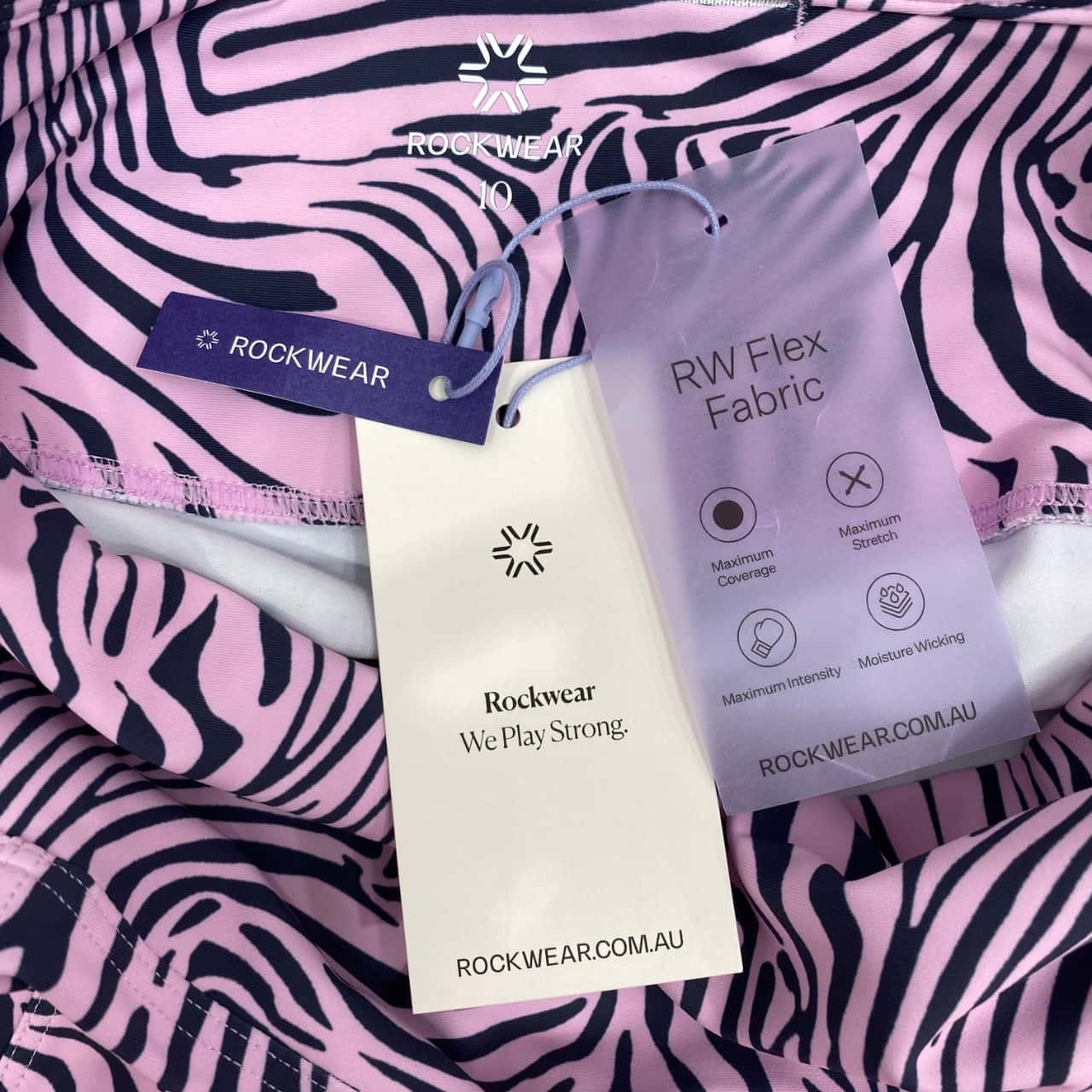 Rockwear Womens Quad Tights Size 10 Pattern / Pink