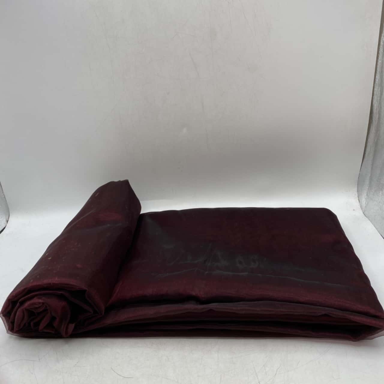 Fabric Wine Red Sheer 150x650cm(s)