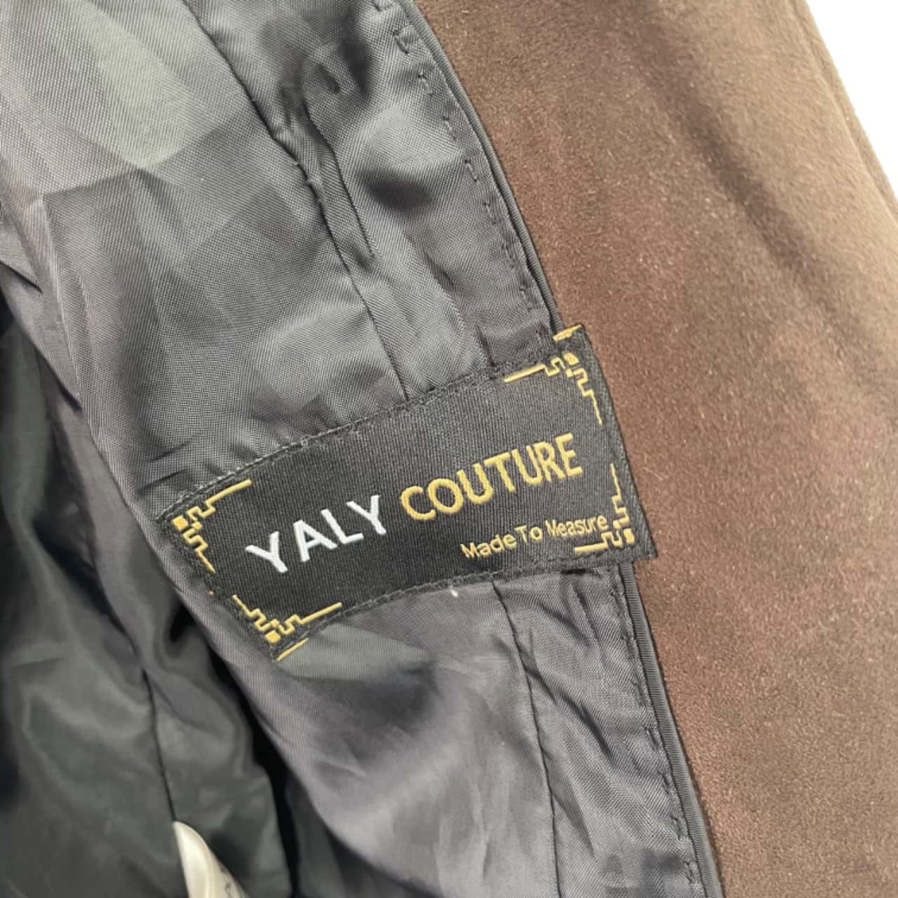 Yaly Couture Brown Blazer Jacket Size 8 / S (s)