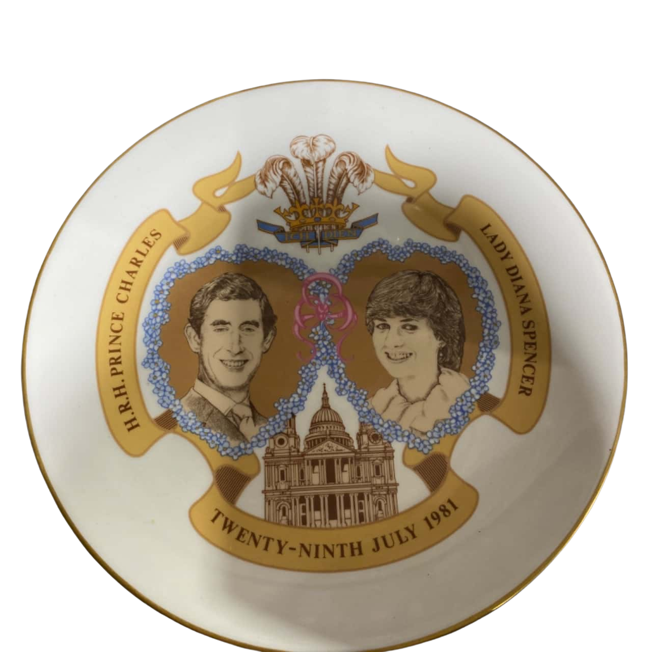 Royal Worcester fine porcelain price Charles lady Diana spencer