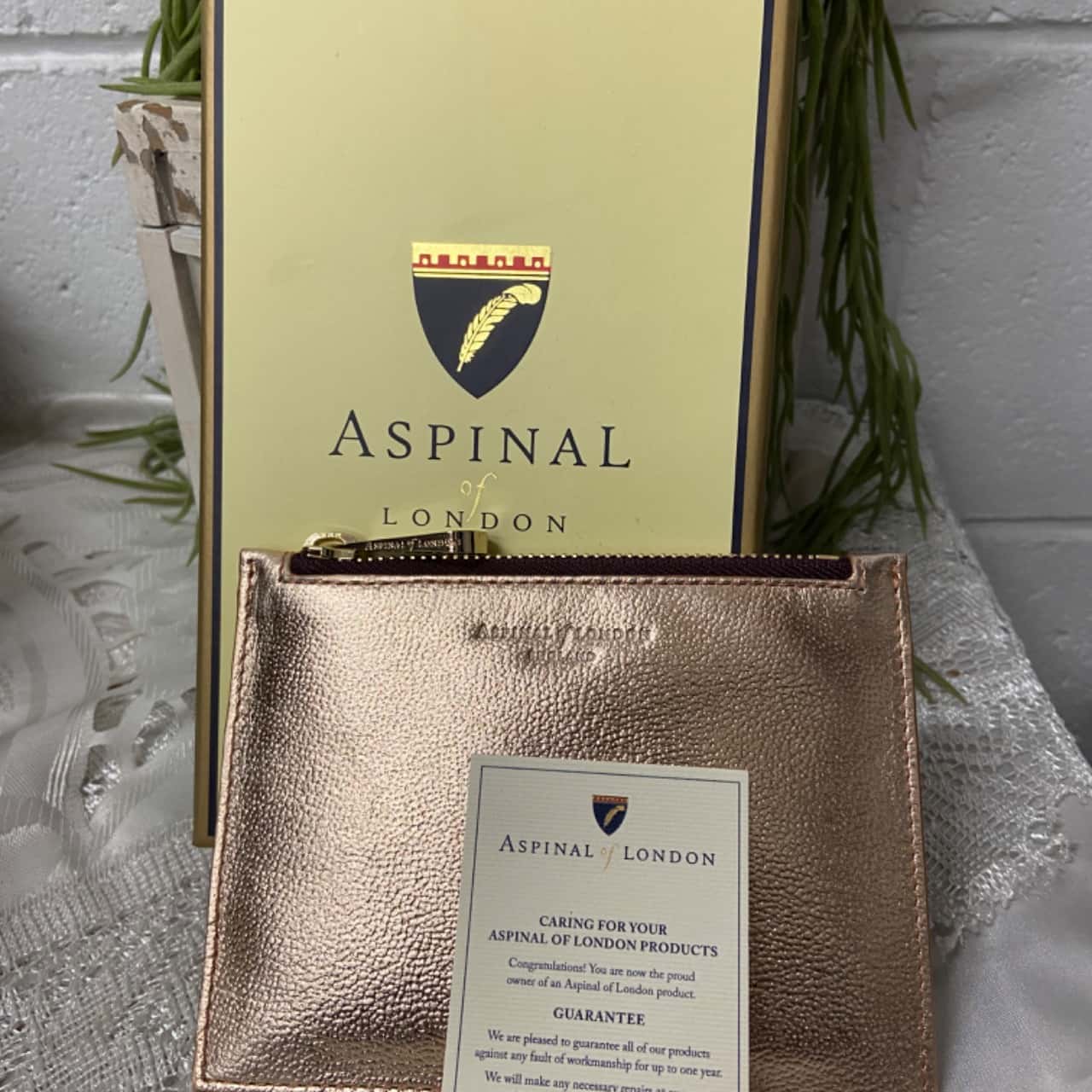 WOMENS ASPINAL OF LONDON DESIGNER COIN PURSE.(s)