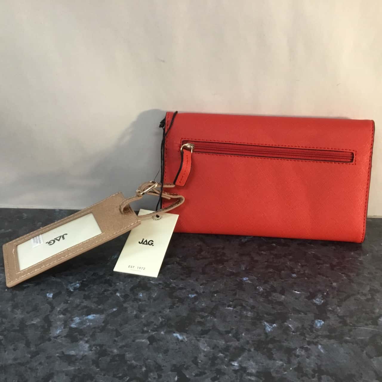 BNWT Jag Red Wallet / Purse Approx 20 x 12cm