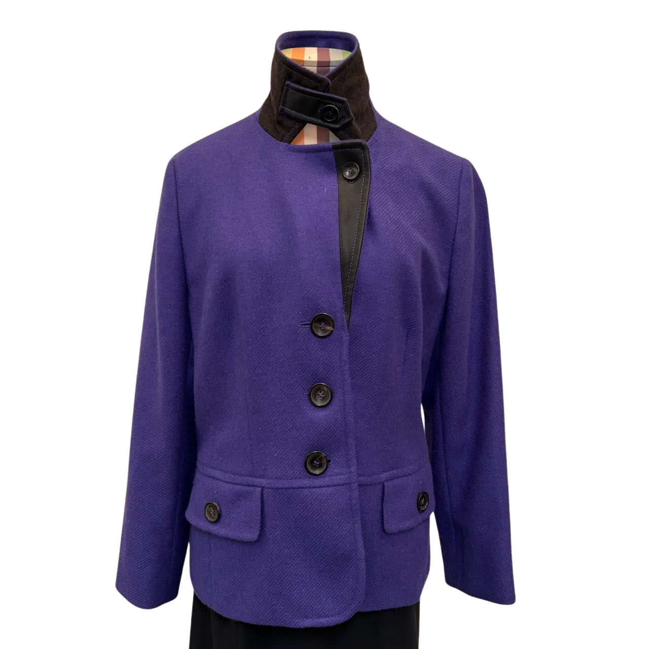 Bogner Purple Wool Jacket