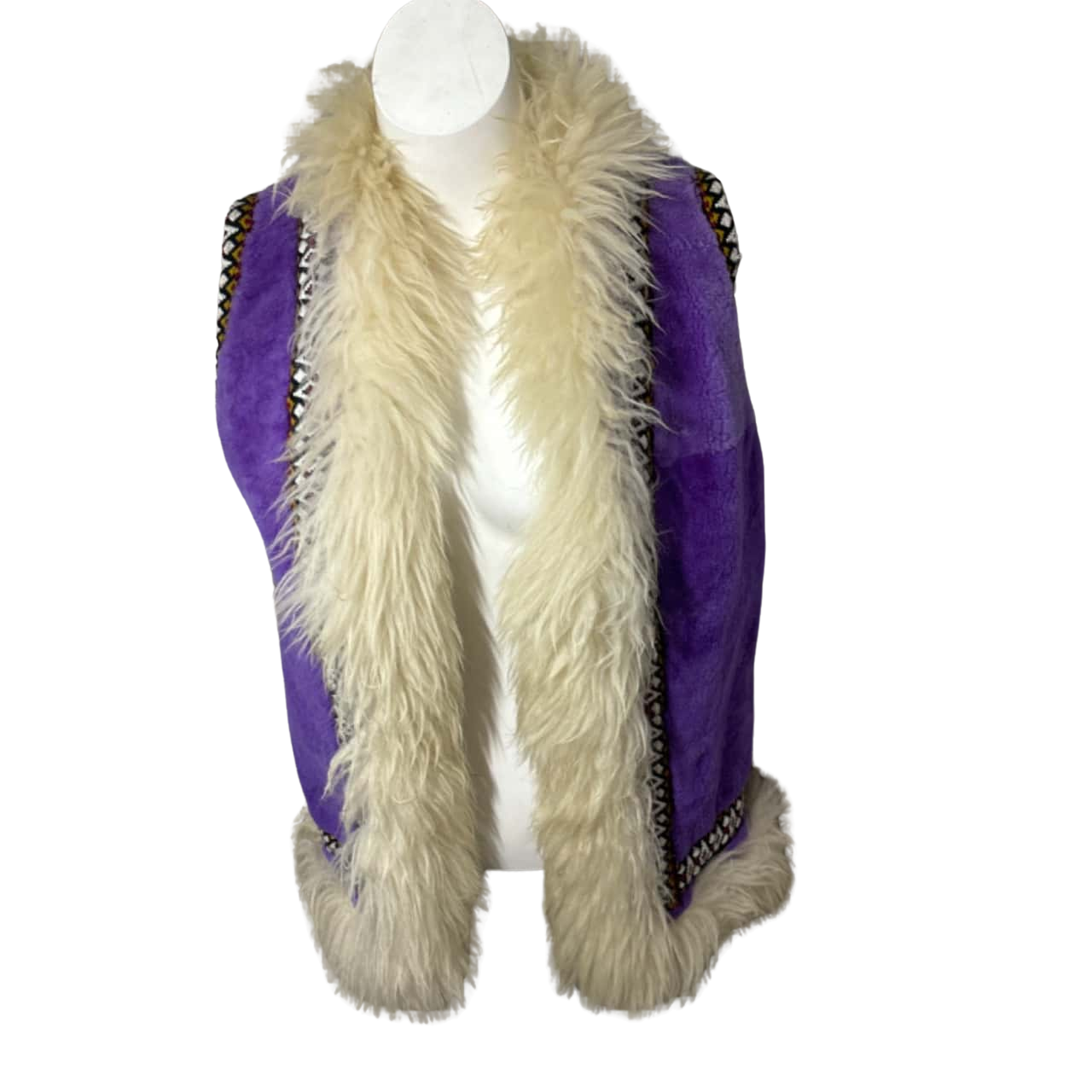 Retro colourful vest Jacket (s)