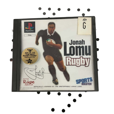 Vintage PlayStation 1 Jonah Lomu Rugby