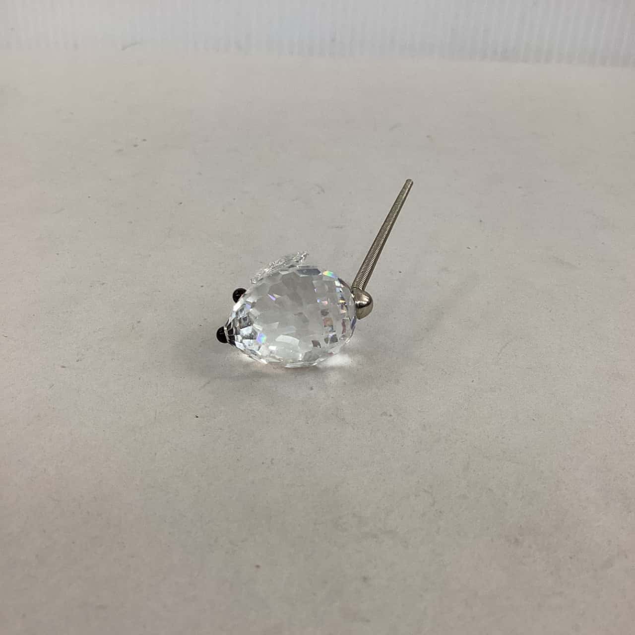 Vintage Swarovski Miniature Crystal Mouse with Spring Tail (s)