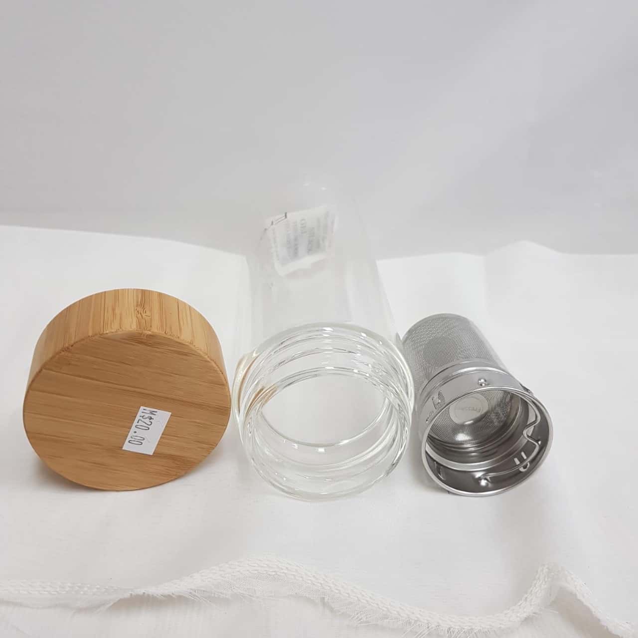 Fresamos Glass Infused Water Bottle 220x70