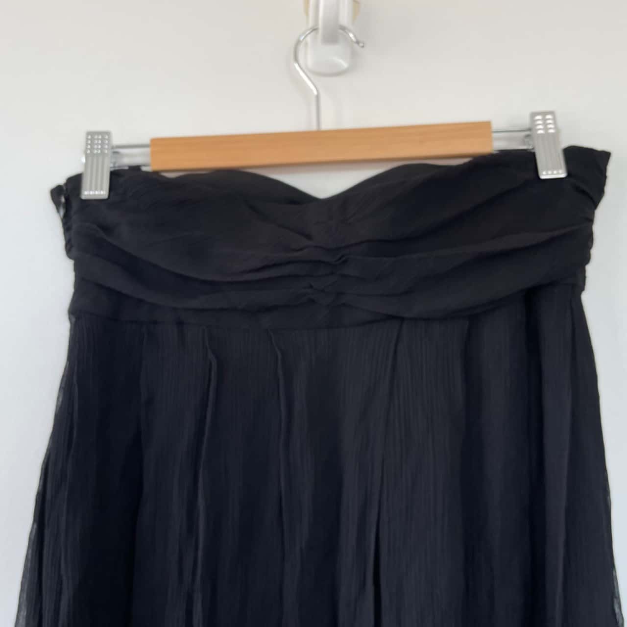 Witchery Black Strapless Mini Dress Size 10 / M (s)