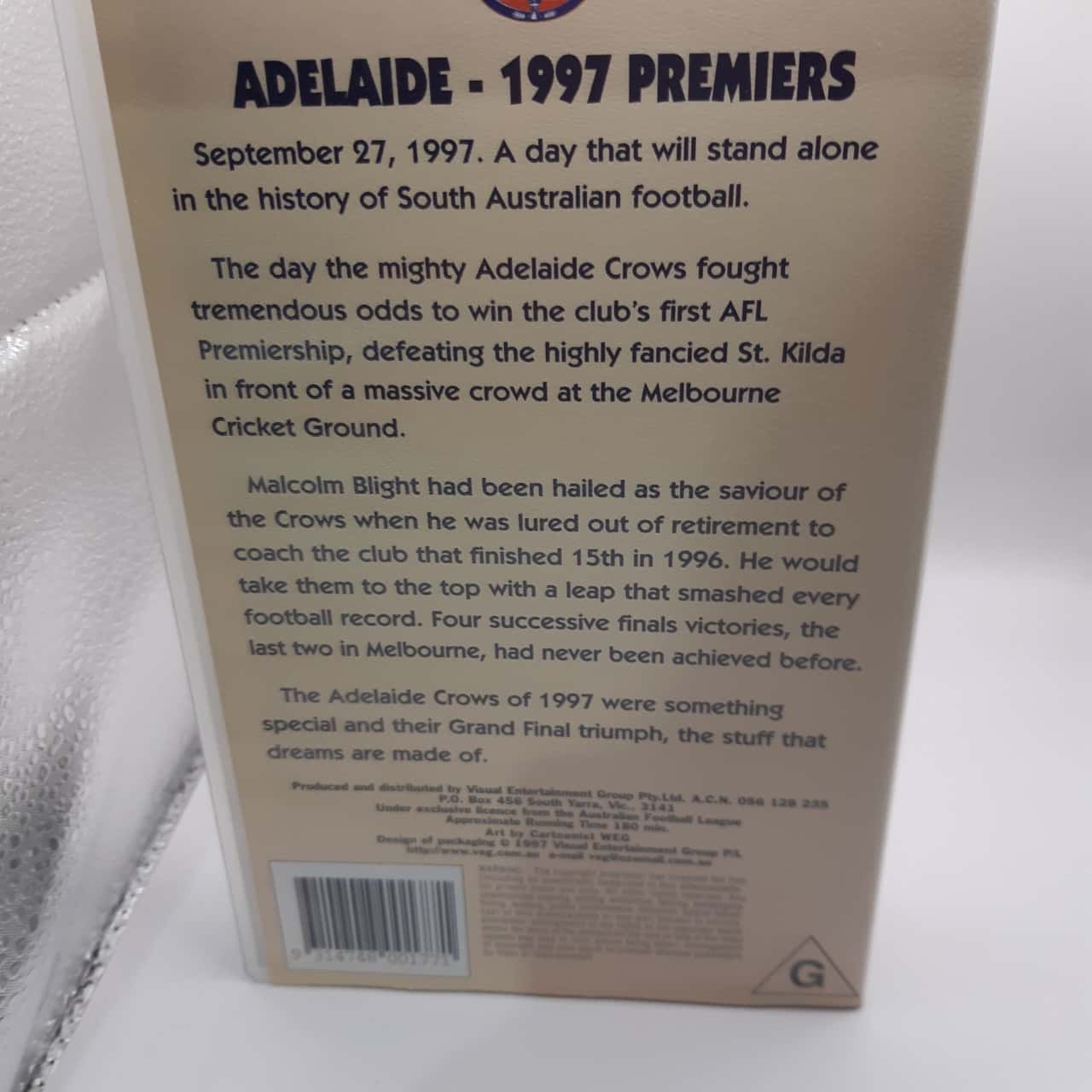 Adelaide 1997 Grand Final VHS *Untested*