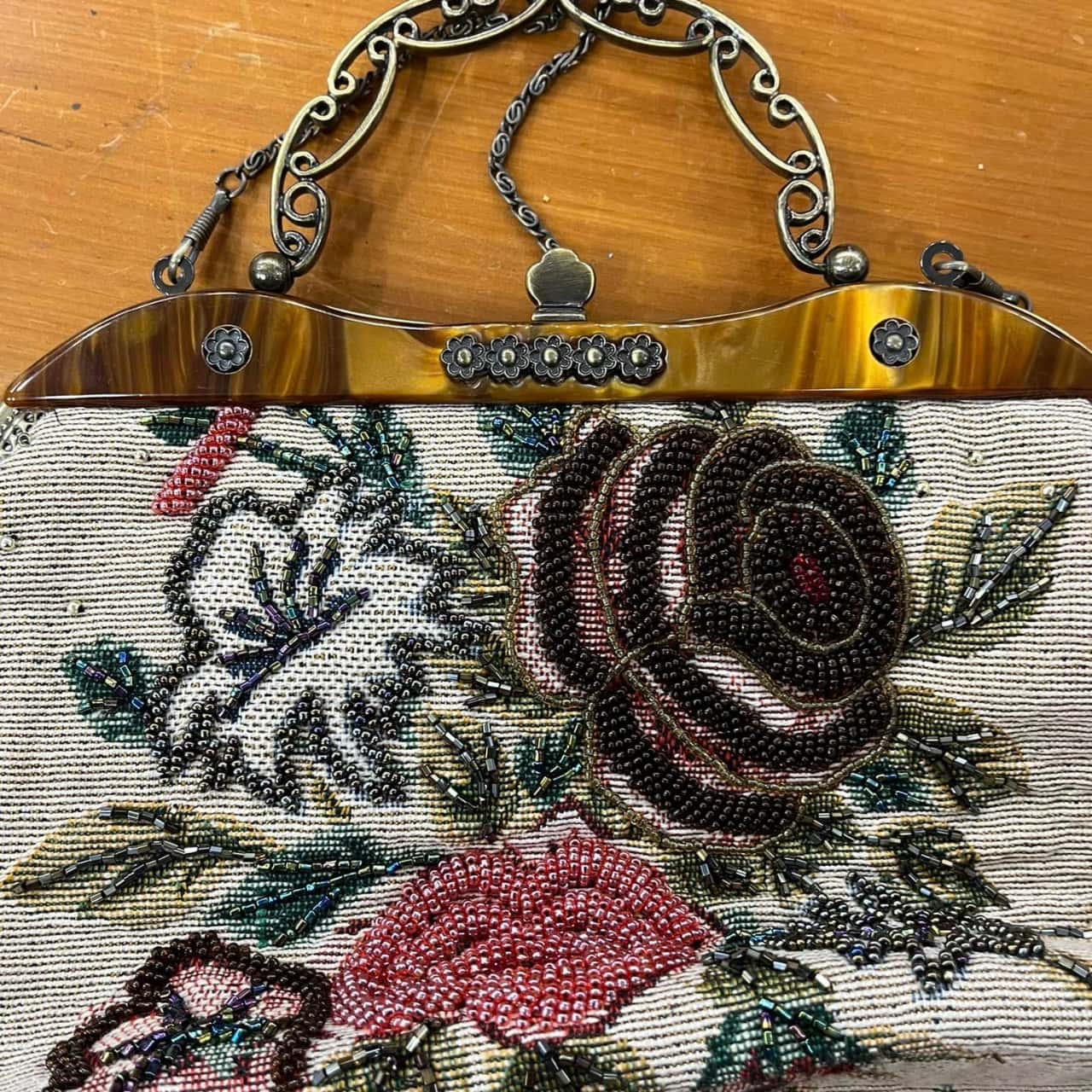 Butler and Wilson Tapestry and Beaded Womens Handbag WOW(s)