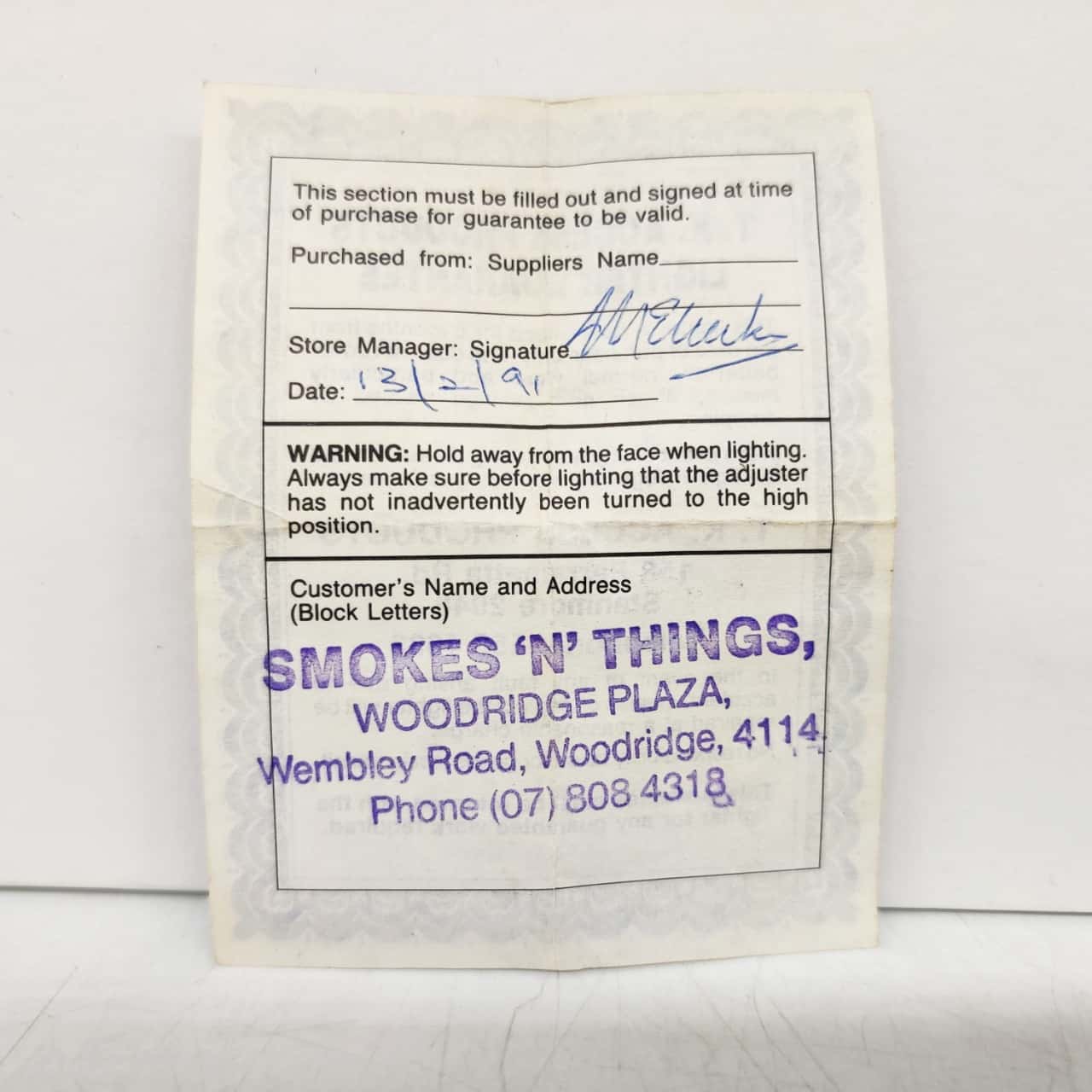 Jack Daniel's Cigarette Lighter In Presentation Box With Certificate Of ...