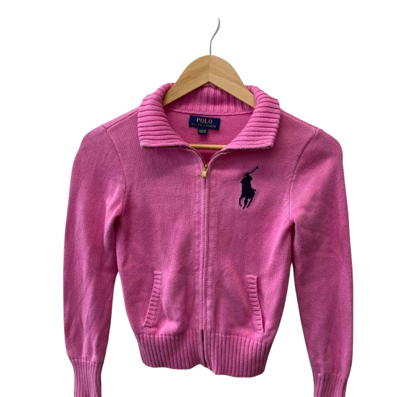 Kids Polo Ralph Lauren Pink Cardigan swize 8-10 M(s)