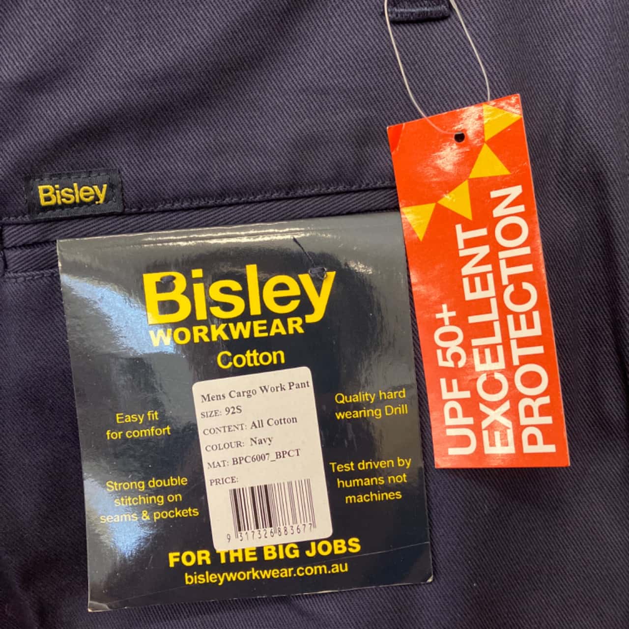 Bisley,Mens, Size 36, Cargo, Navy Blue (s)