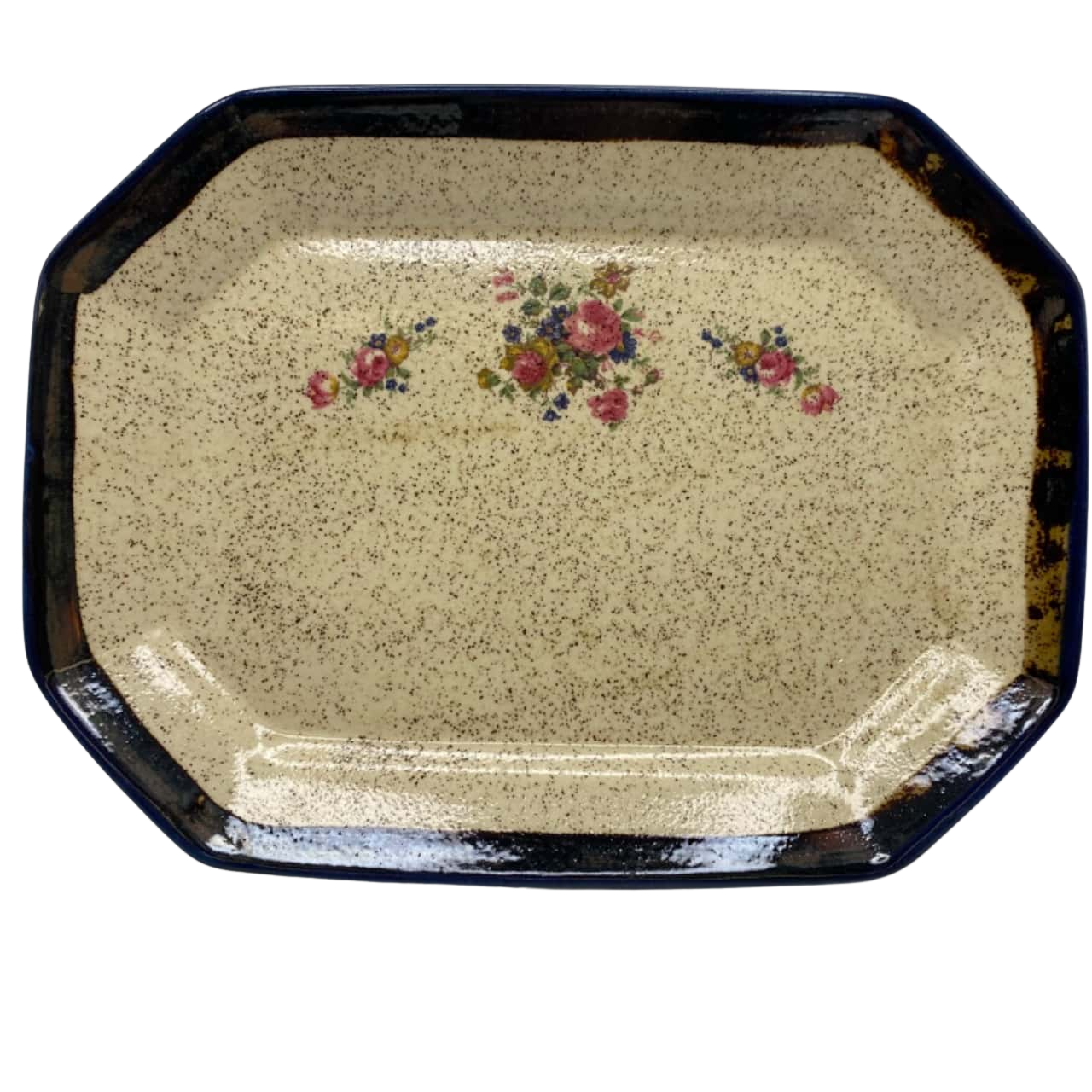 Vintage Robert Gordon Pottery Australia Flecked Stoneware Plate 29 cm x ...