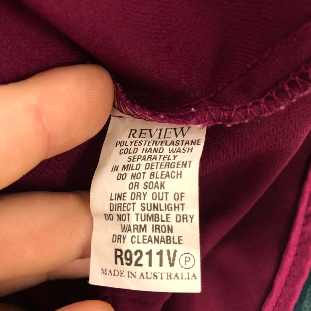 Review Womens Size 14 Top Red Aus Made
