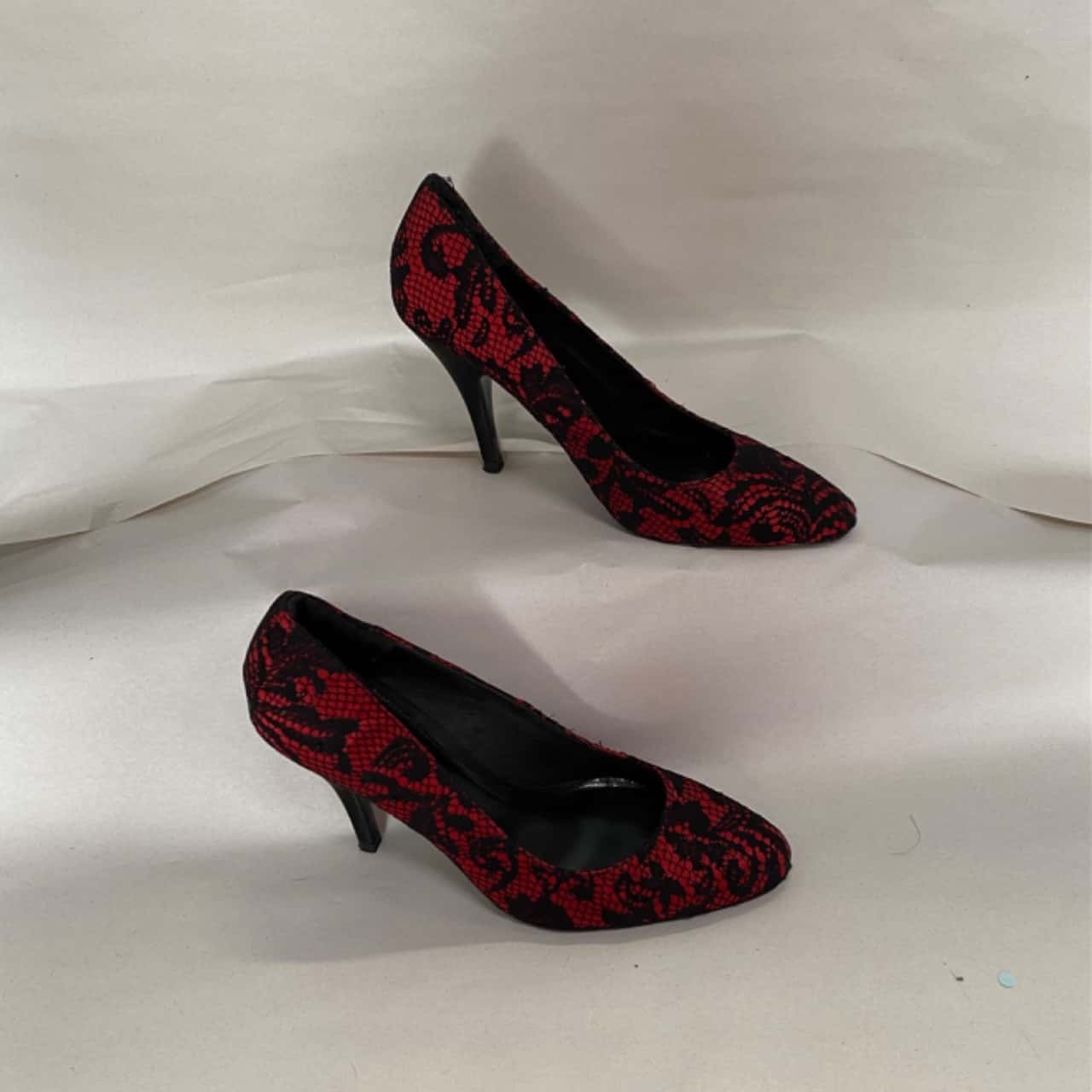 Mollini Womens Black / Pattern / Red Heels(s)
