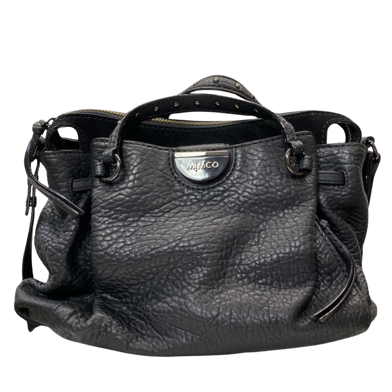 Women’s Mimco Black Leather Handbag / Tote(s)