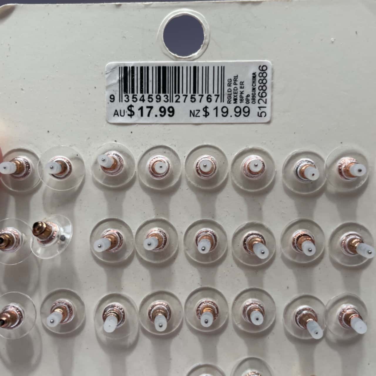 Lovisa Womens Earrings Pack with Tiara Costume Jewellery Gold / Pearl