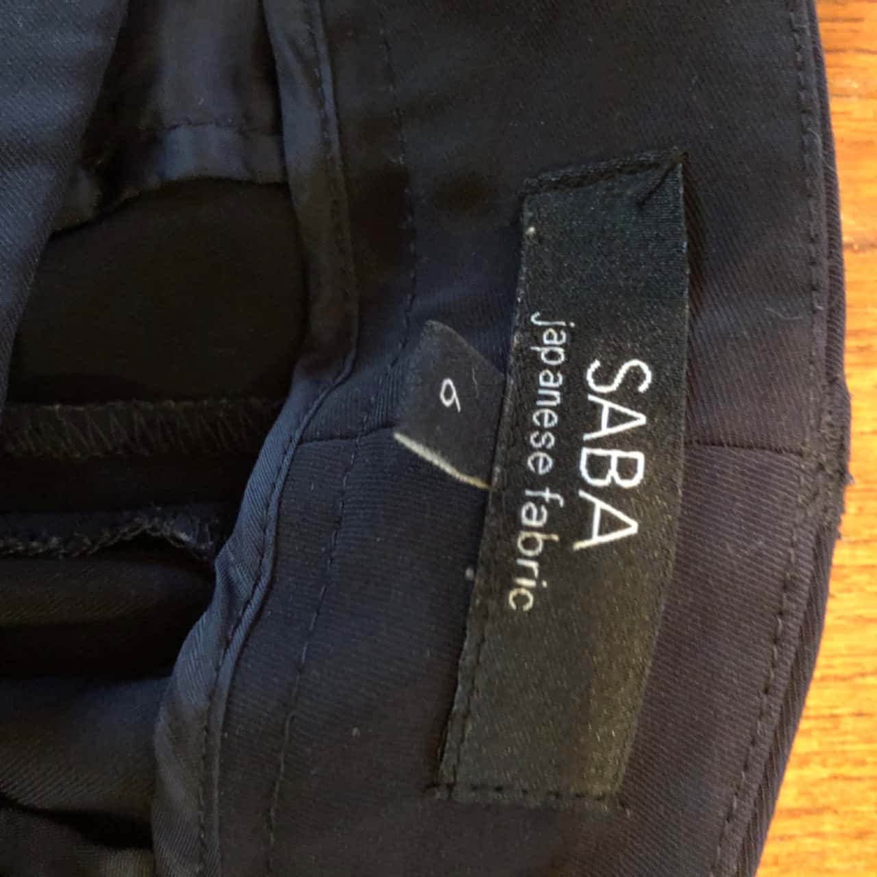 SABA Size 6 Navy Blue Trousers
